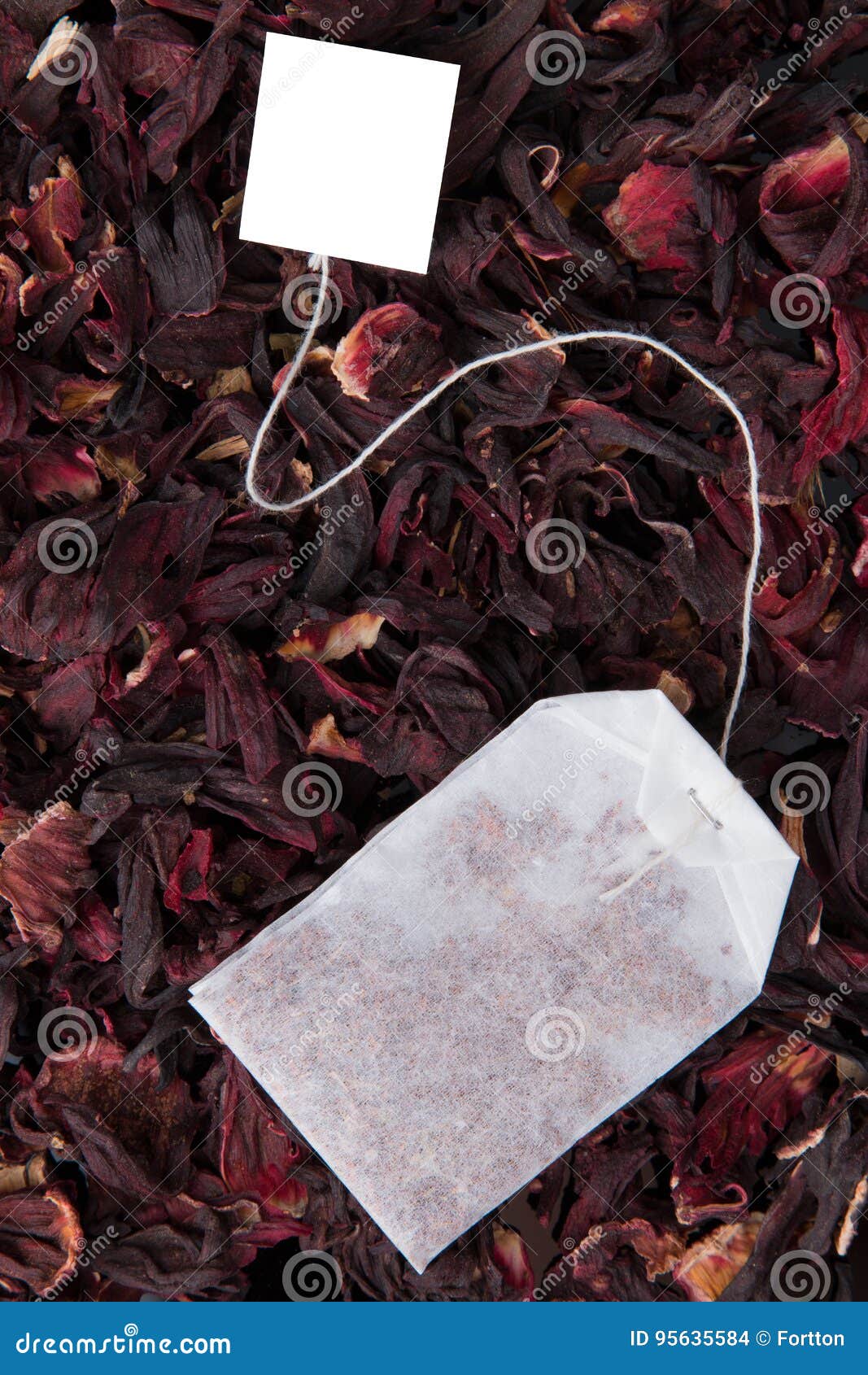 Carcade Closeup. Karkade Tea in a Bag Stock Photo - Image of creative ...