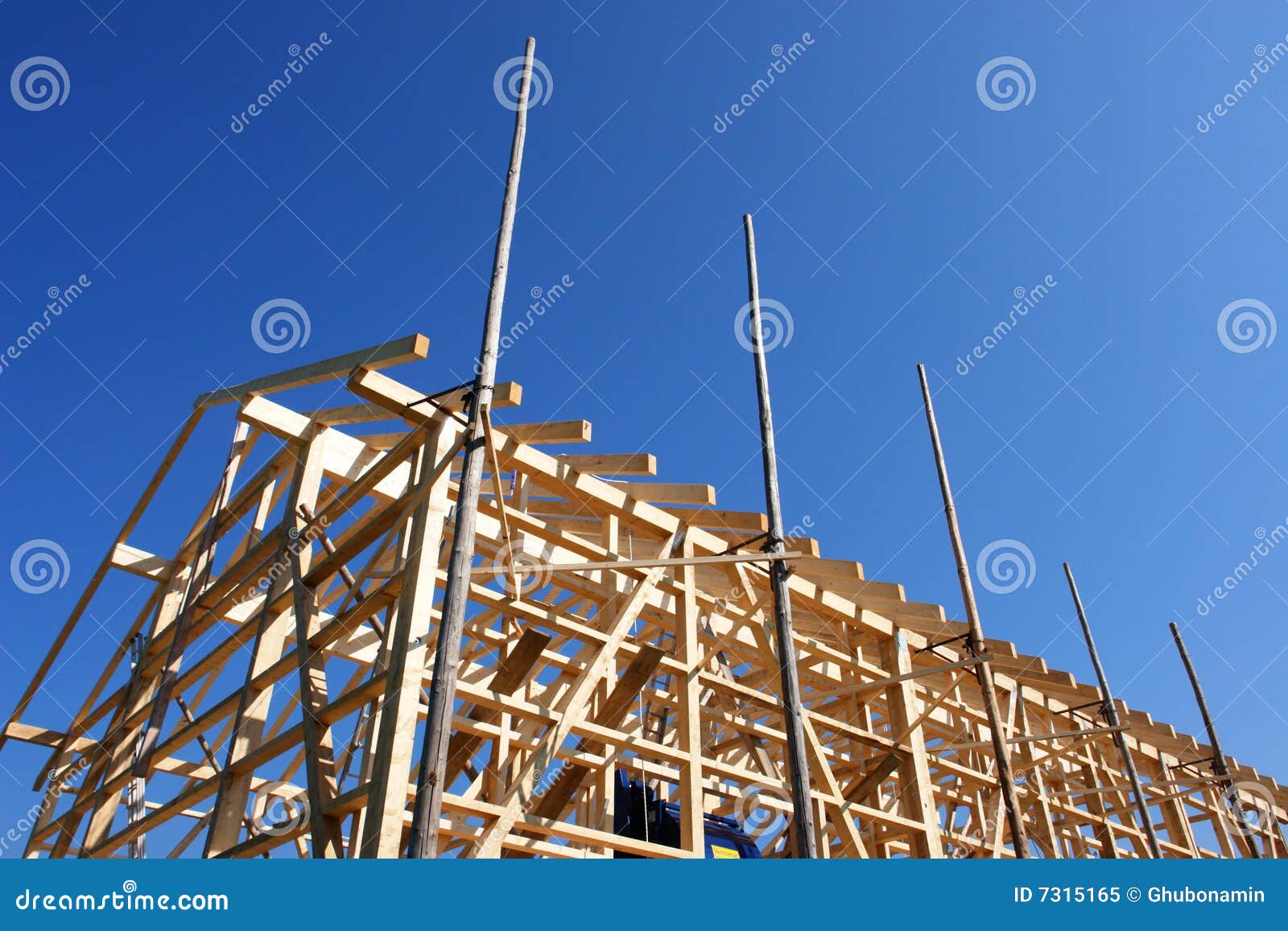 Carcass stock image. Image of construction, blue, balk - 7315165