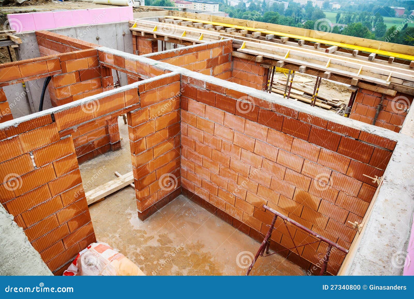 Carcass of a cellar stock photo. Image of finance, concrete - 27340800