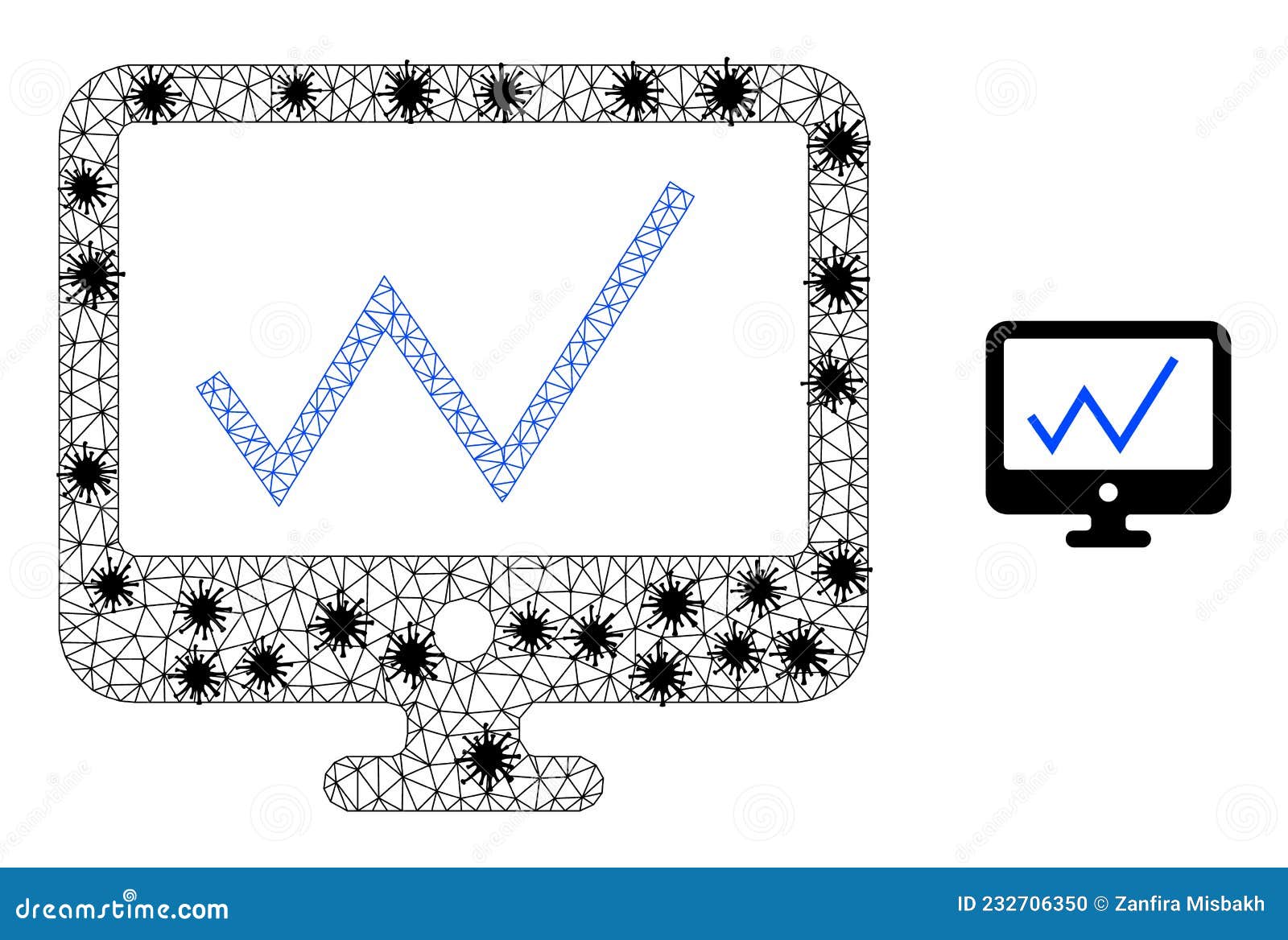 Carcass Mesh Chart Monitoring Pictograms with Coronavirus Nodes Stock ... Carcass Mesh Chart Monitoring Pictograms with Coronavirus Nodes Stock ...