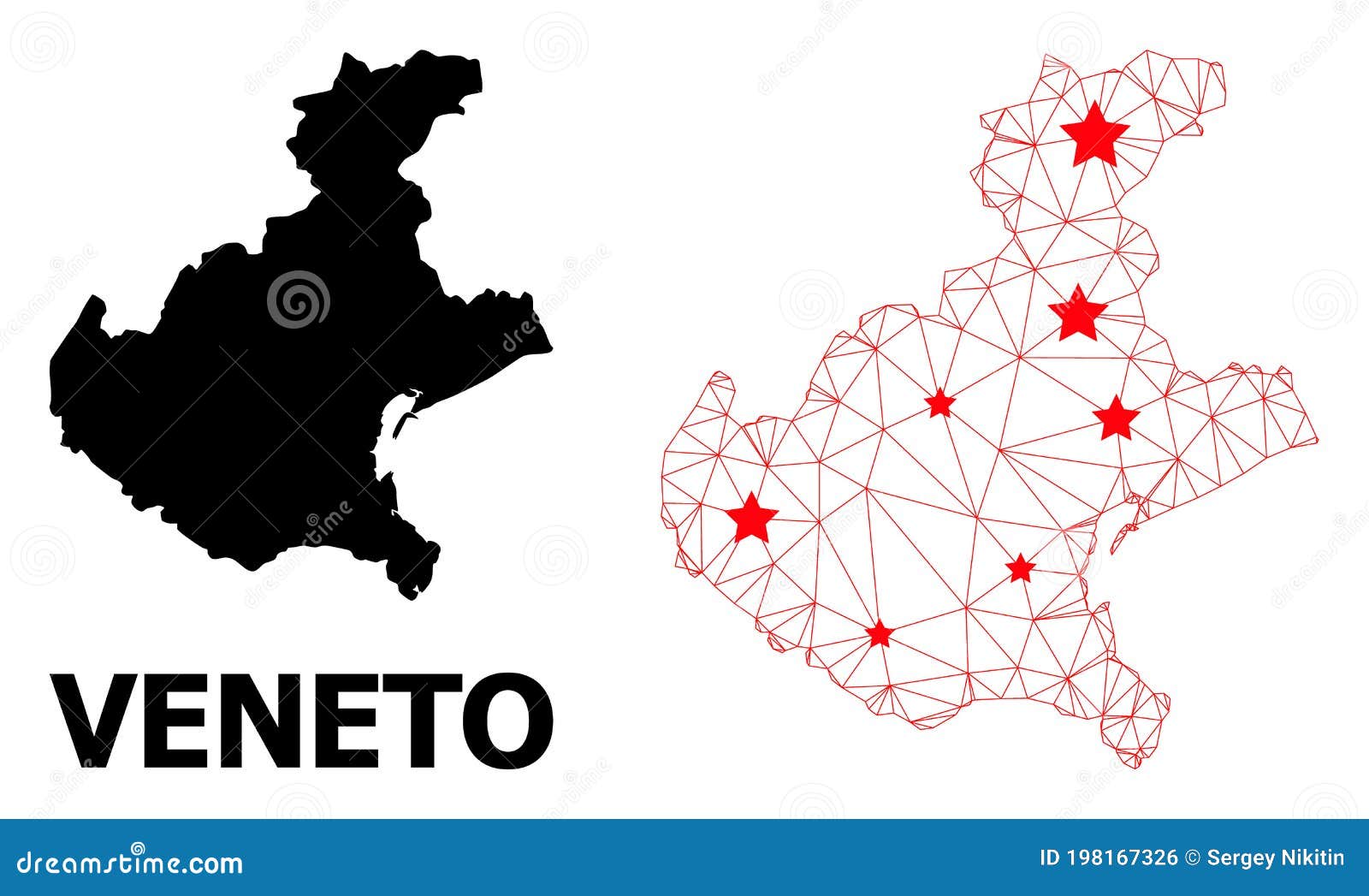 Veneto Region Map Stock Image | CartoonDealer.com #195260863