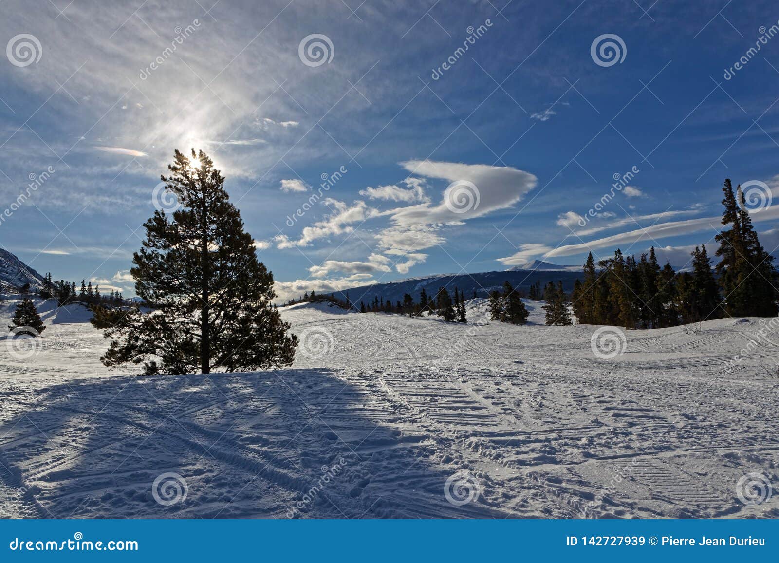 Sun Over Carcross Desert in Winter Stock Image - Image of yukon, cold ...