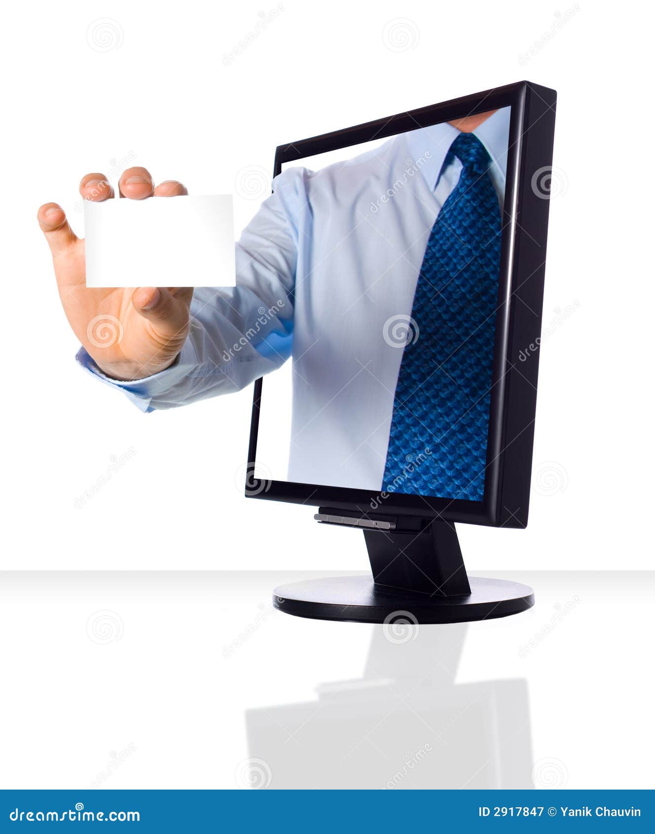 The Card stock image. Image of computer, offer, note, hand - 2917847