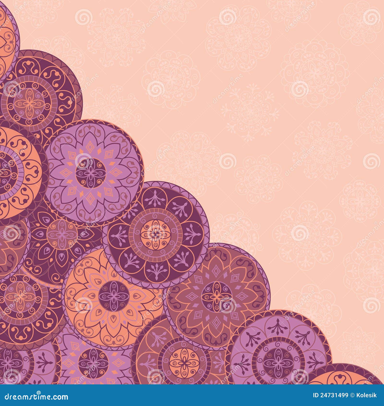 Card with an Abstract Design Stock Vector - Illustration of creative ...