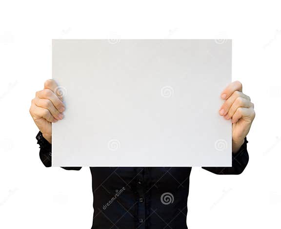 Card blank stock image. Image of person, showing, icon - 10742893