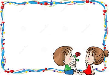 Card border frame stock illustration. Illustration of cute - 47414011