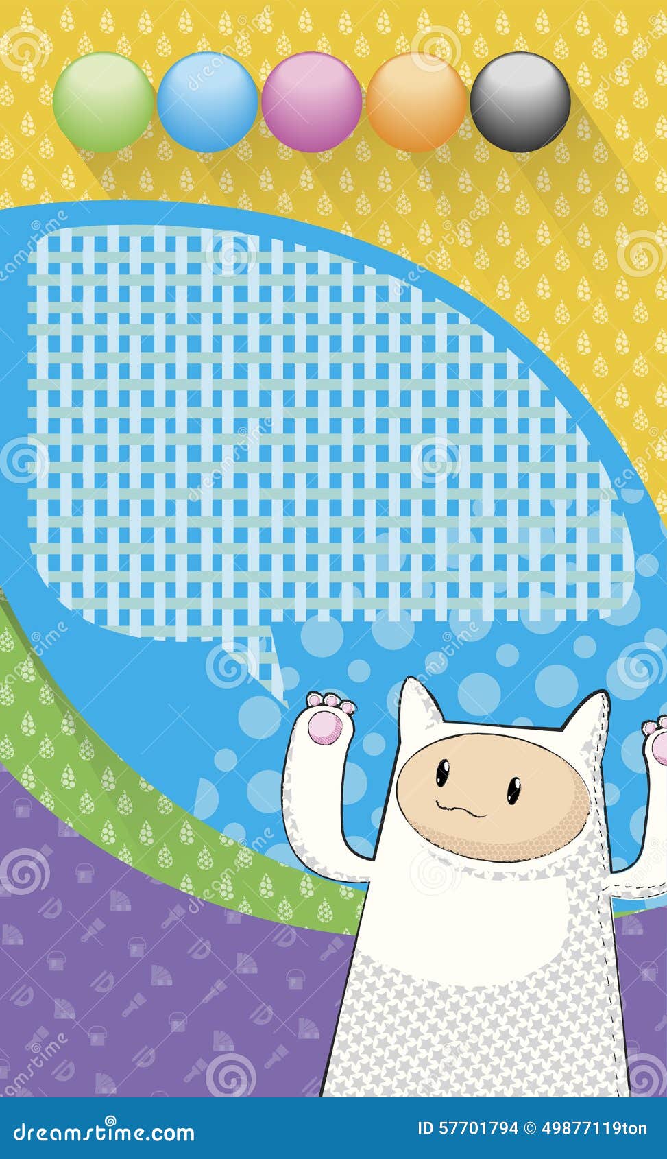 Card cartoons pattern stock vector. Illustration of presentation - 57701794