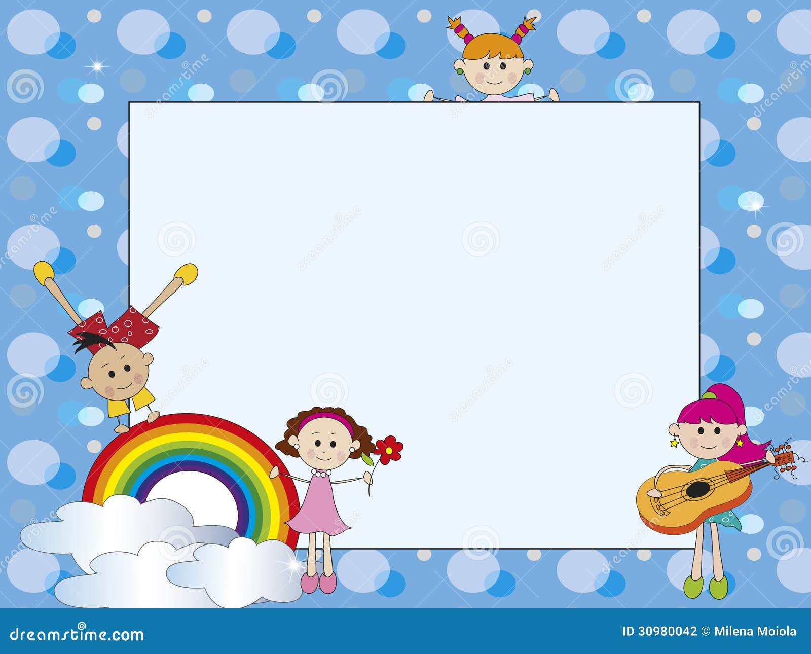 Card children stock illustration. Illustration of card - 30980042