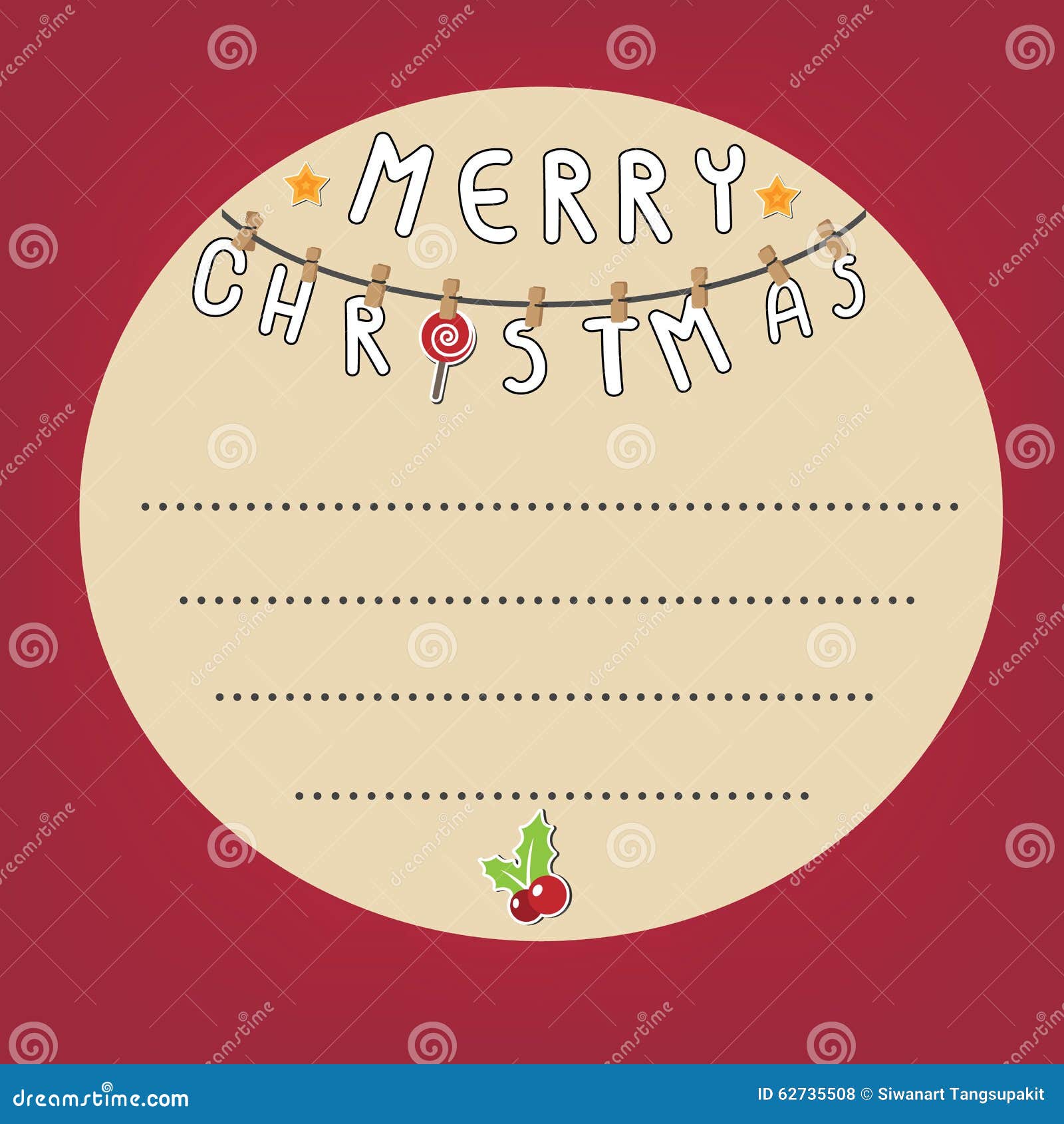 Card Christmas Cycle Text Box Red Background Stock Illustrations – 7 ...