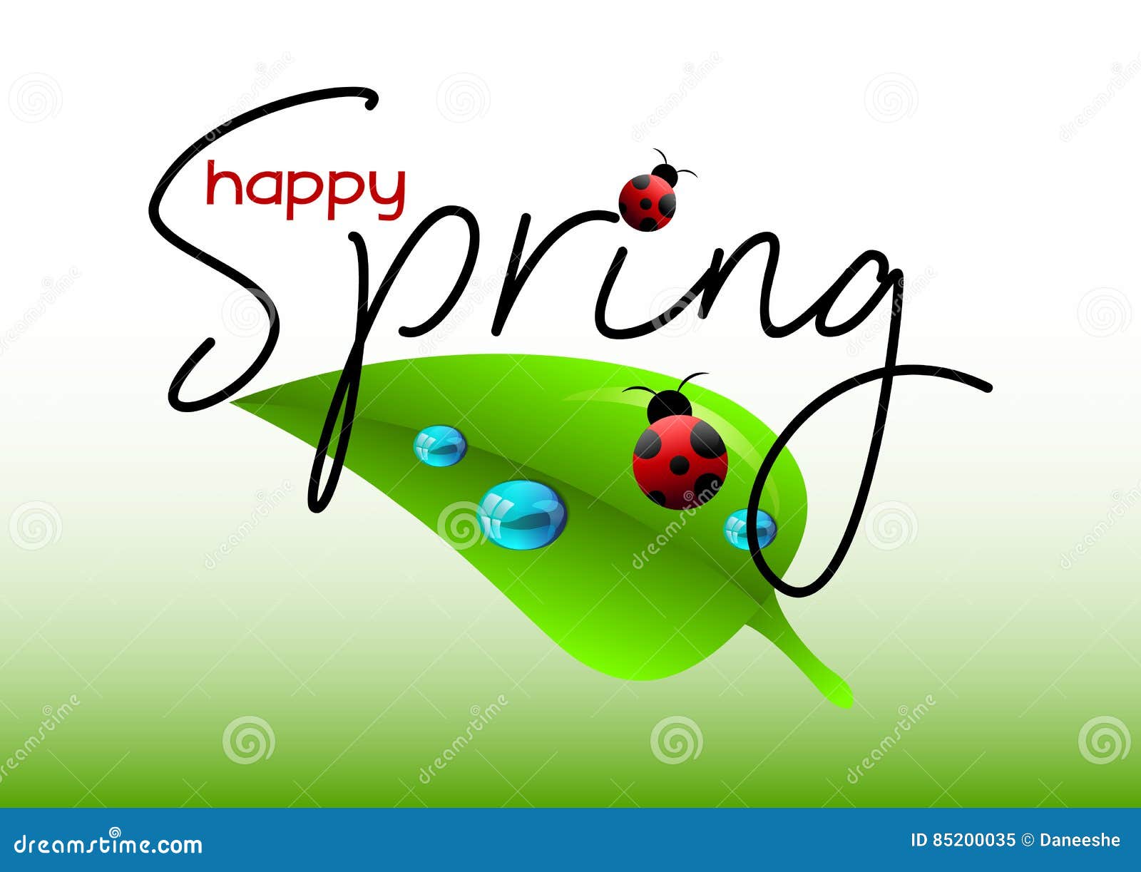Card for Congratulations with Beginning of Spring Stock Vector ...