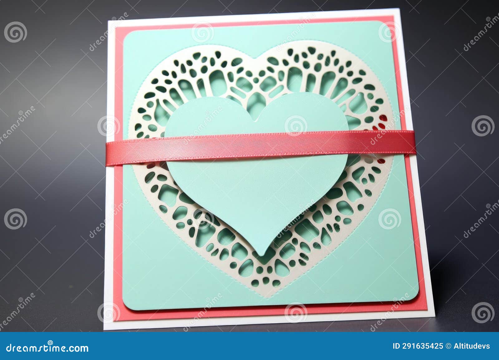 Card with Cutout Shaped Edges Stock Image - Image of generated, shaped ...