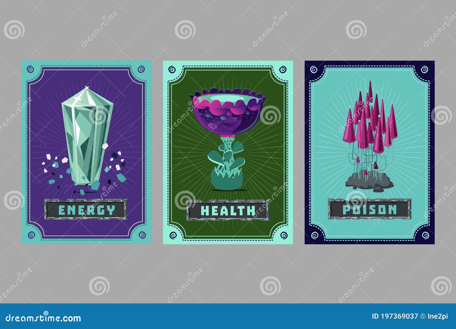 Legendary Asset. Set Of Magic Items And Resource For Computer Fantasy ...