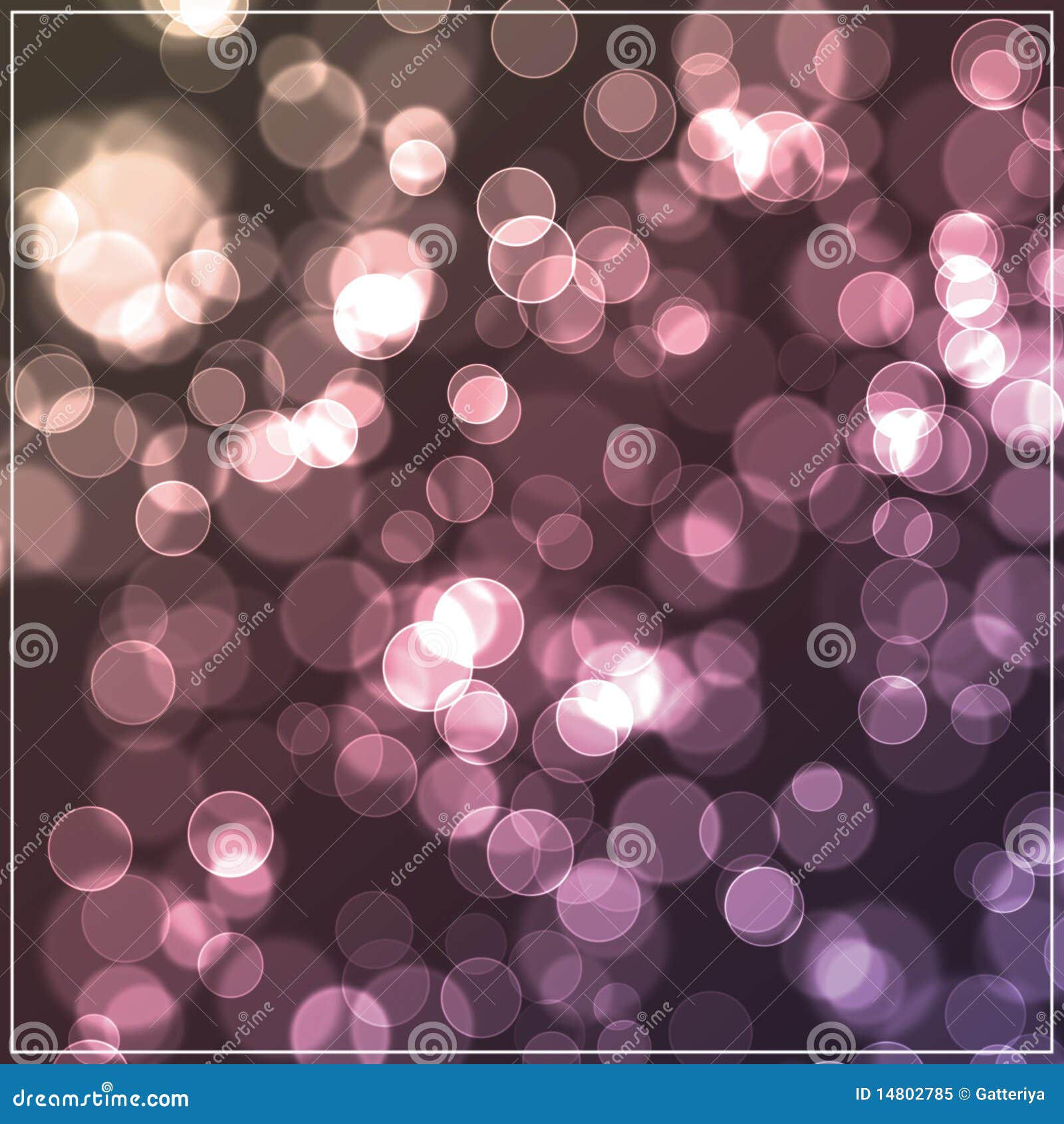 Card for Design with Blur Bokeh Effect Stock Illustration ...