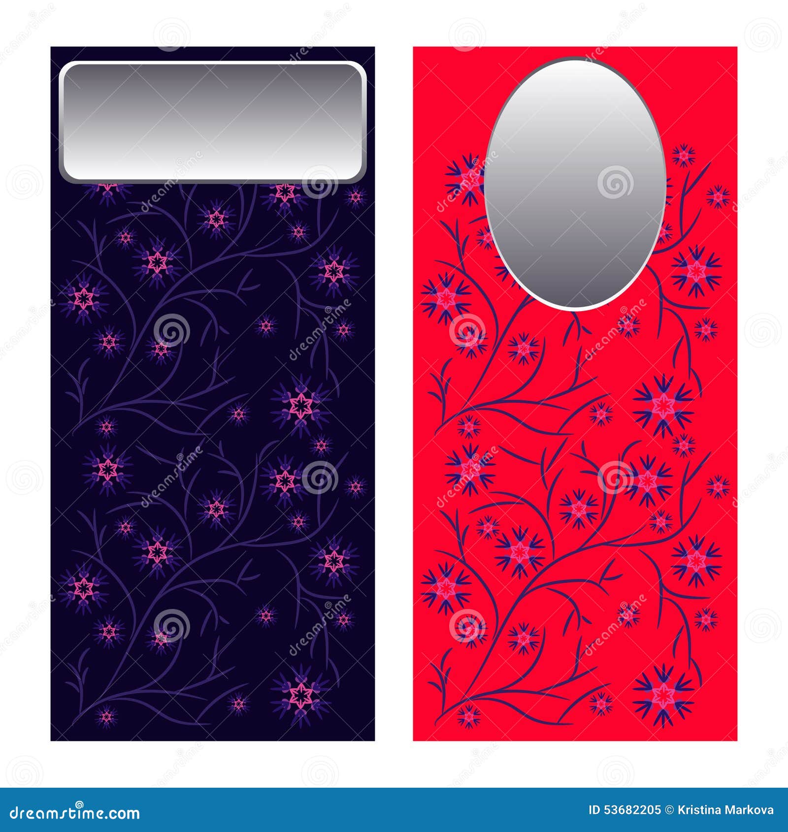 Card Design Elements Frame Postcard Stock Vector - Illustration of ...