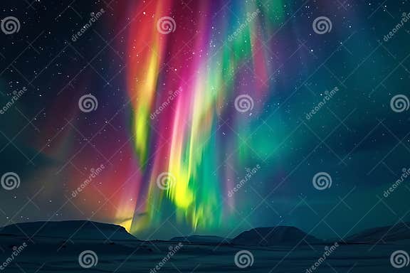 Colorful Card Design Featuring Dynamic Rows and Vibrant Details Stock ...