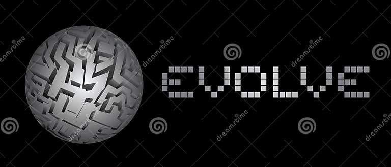 Card evolve stock vector. Illustration of emblem, icon - 39980495