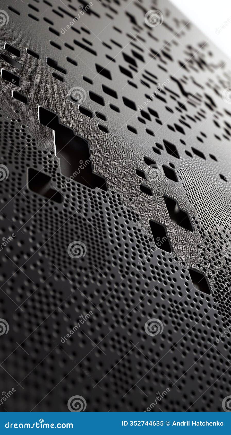 Card Featuring Perforated Corners for a Unique Modern Appearance. Stock ...