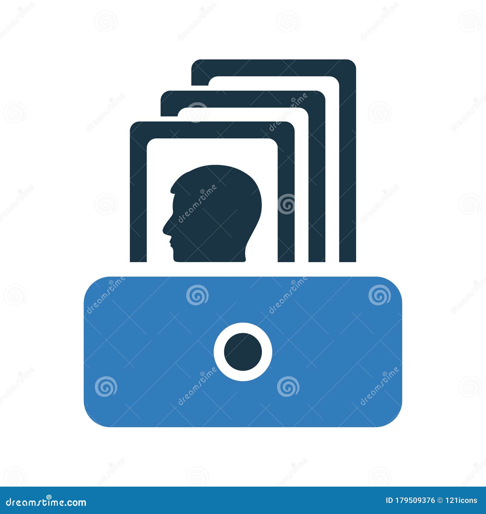 Card File Icon, Documents, Catalog, Information Paper Stock ...