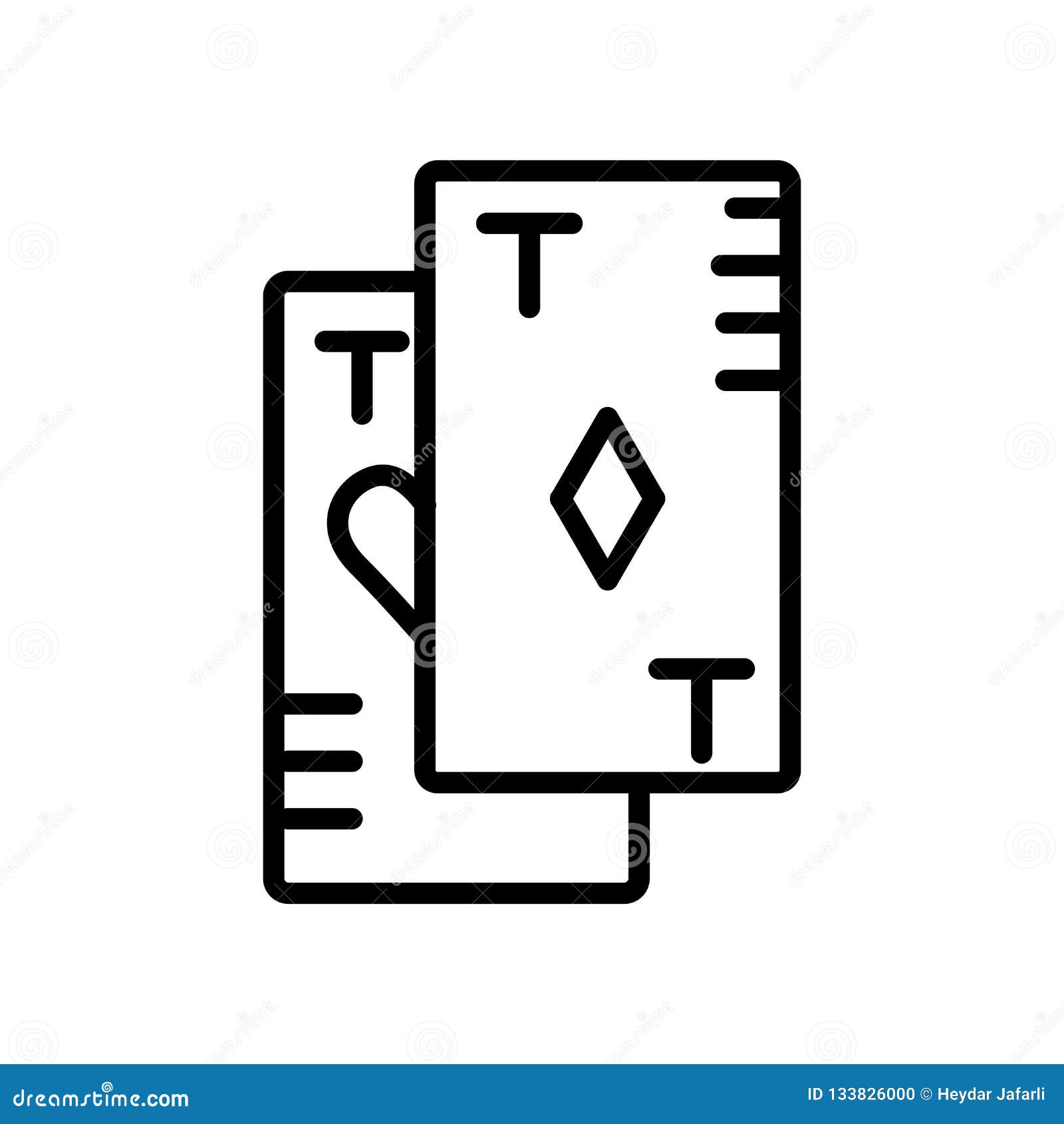 Card Game Icon Vector Isolated on White Background, Card Game Si Stock ...