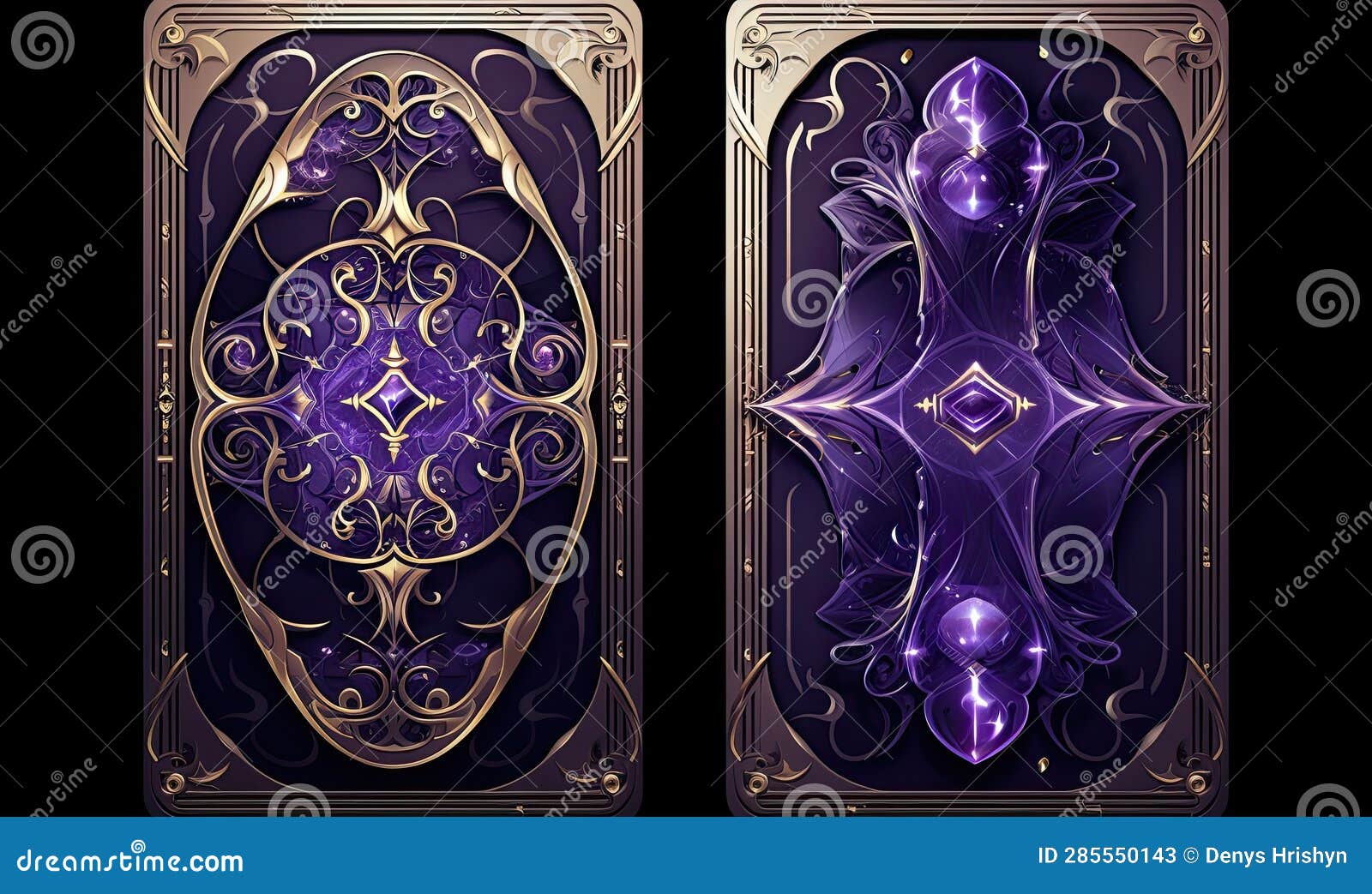 In the Card Game, a Stunning Violet Frame Surrounds the Playing Area ...
