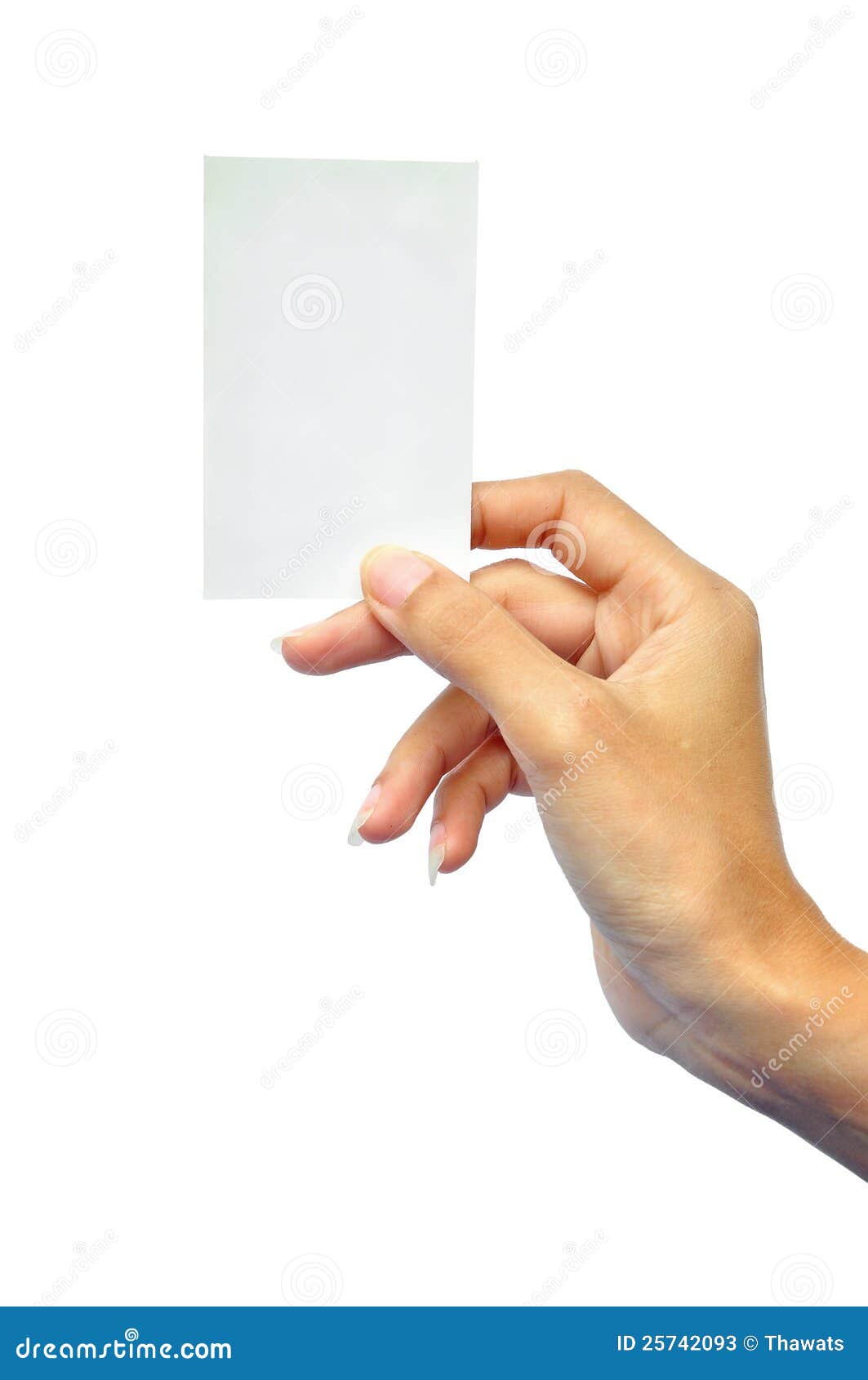 Card in hand stock image. Image of horizontal, carrying - 25742093
