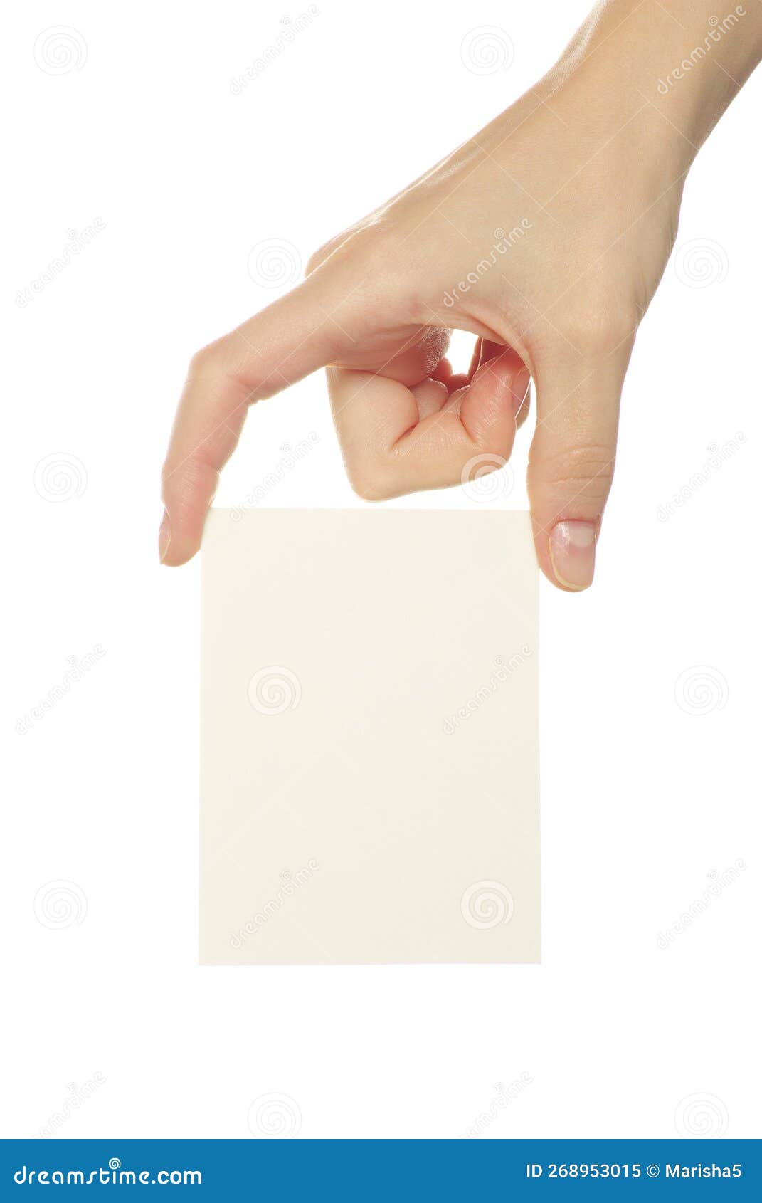 Card in hand stock image. Image of showing, plank, give - 268953015