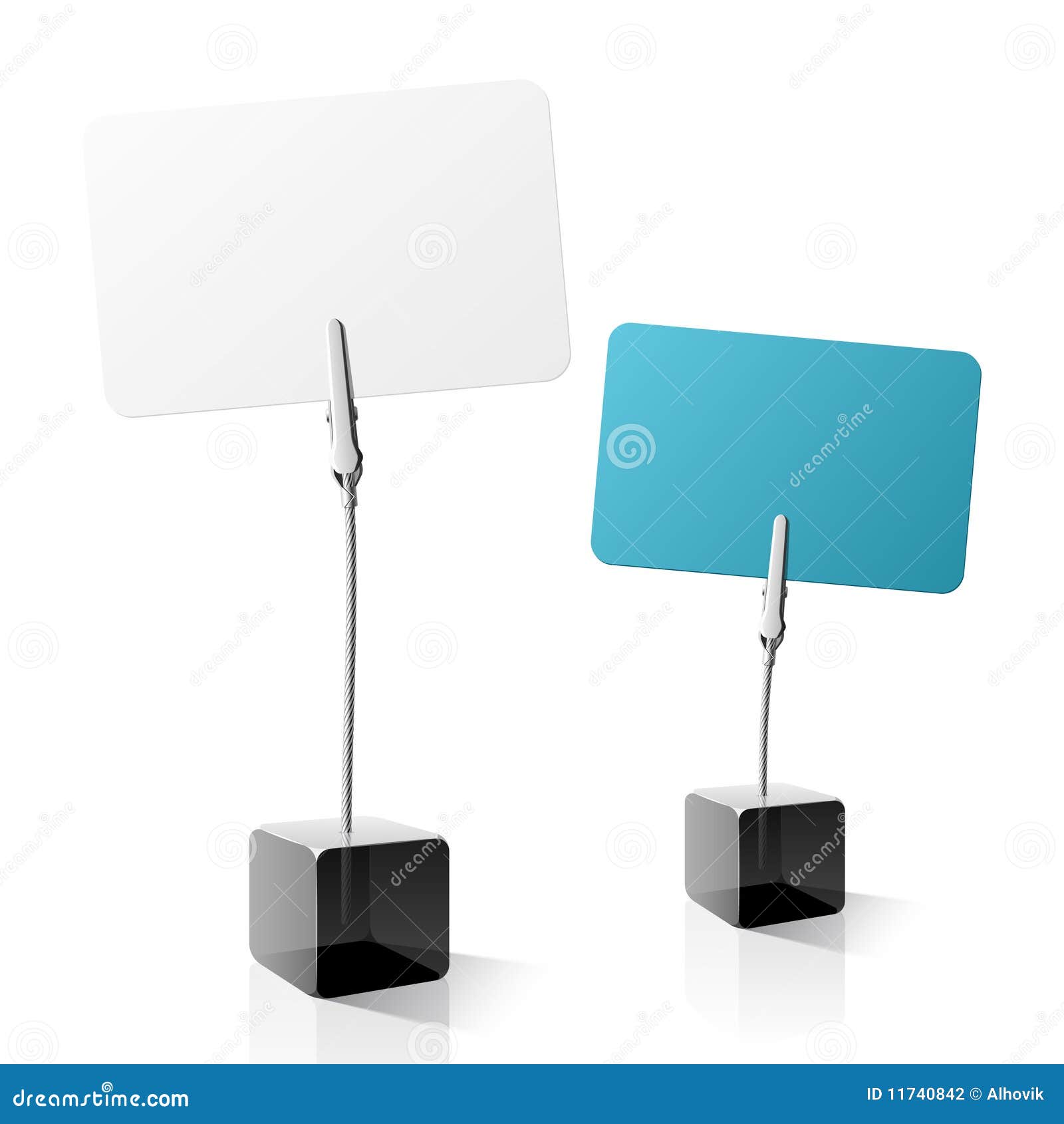 Card holder stock vector. Illustration of announce, accessory - 11740842