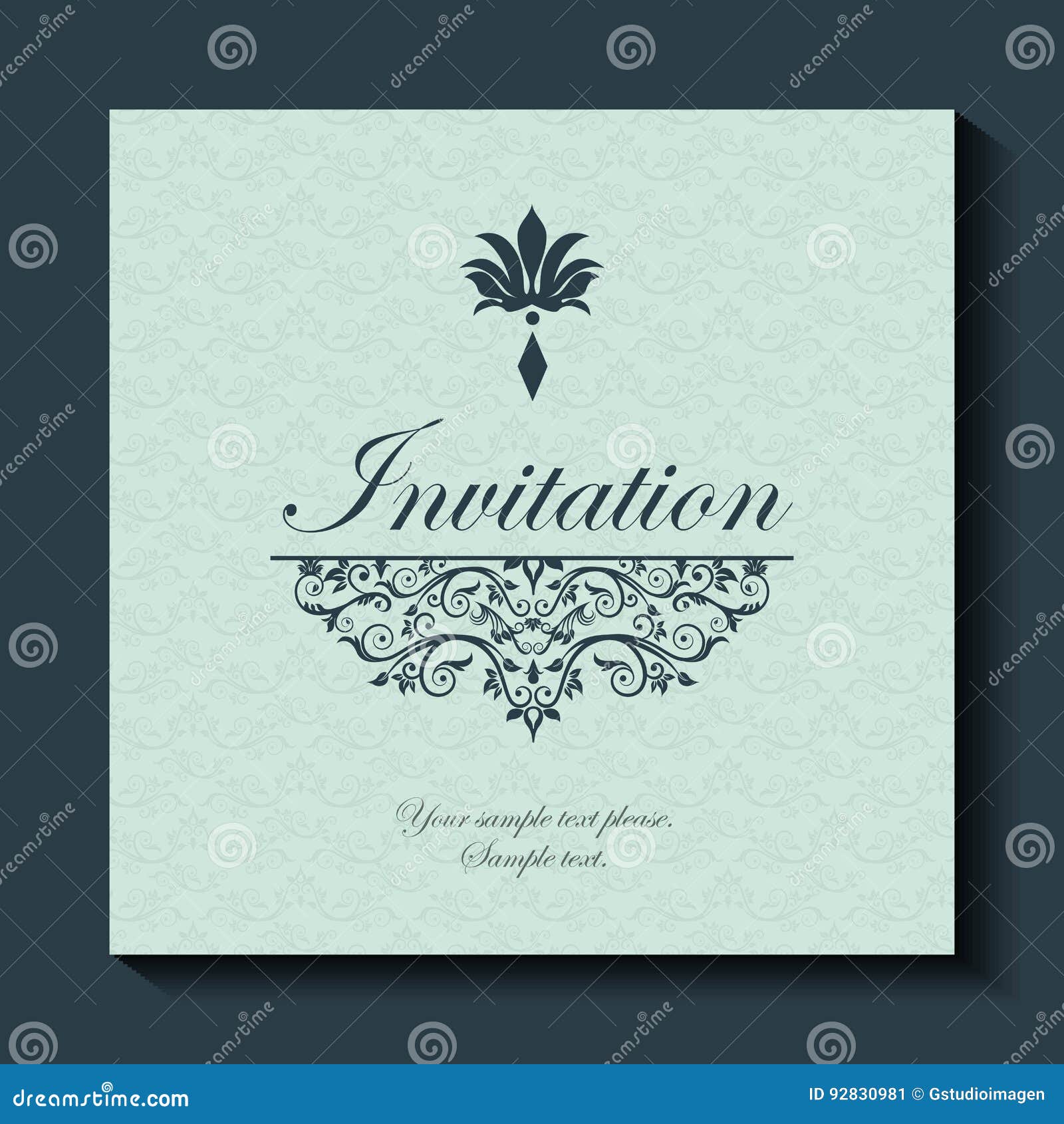 Card Icon. Invitation and Save the Date Design. Vector Graphic Stock ...