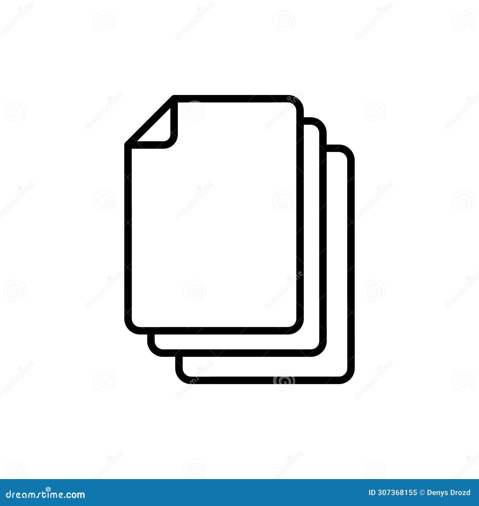Card Index Icon Vecotr. Document Illustrator Sign. Archive Symbol or ...