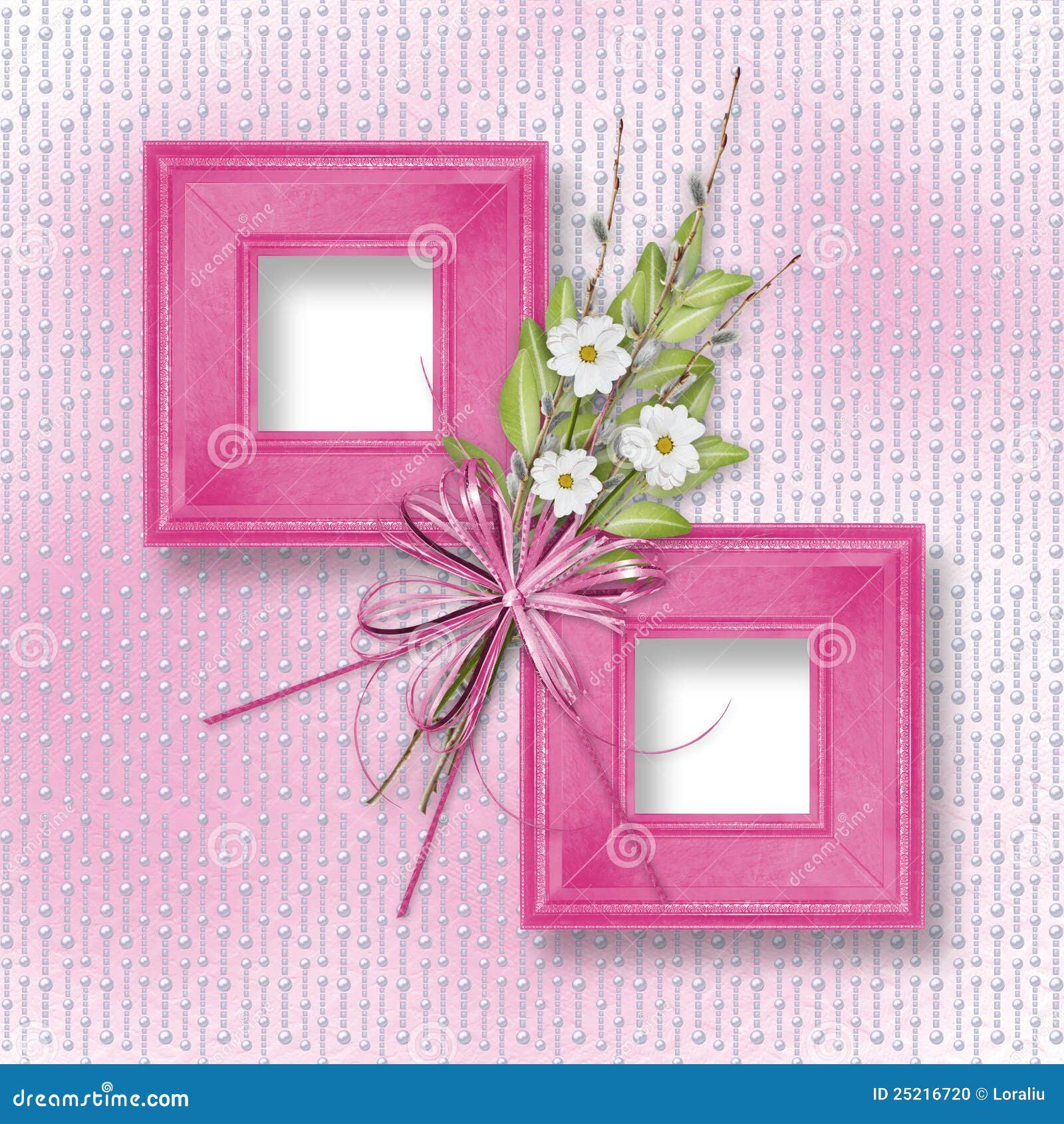 Card for Invitation with Bunch of Flowers Stock Illustration ...