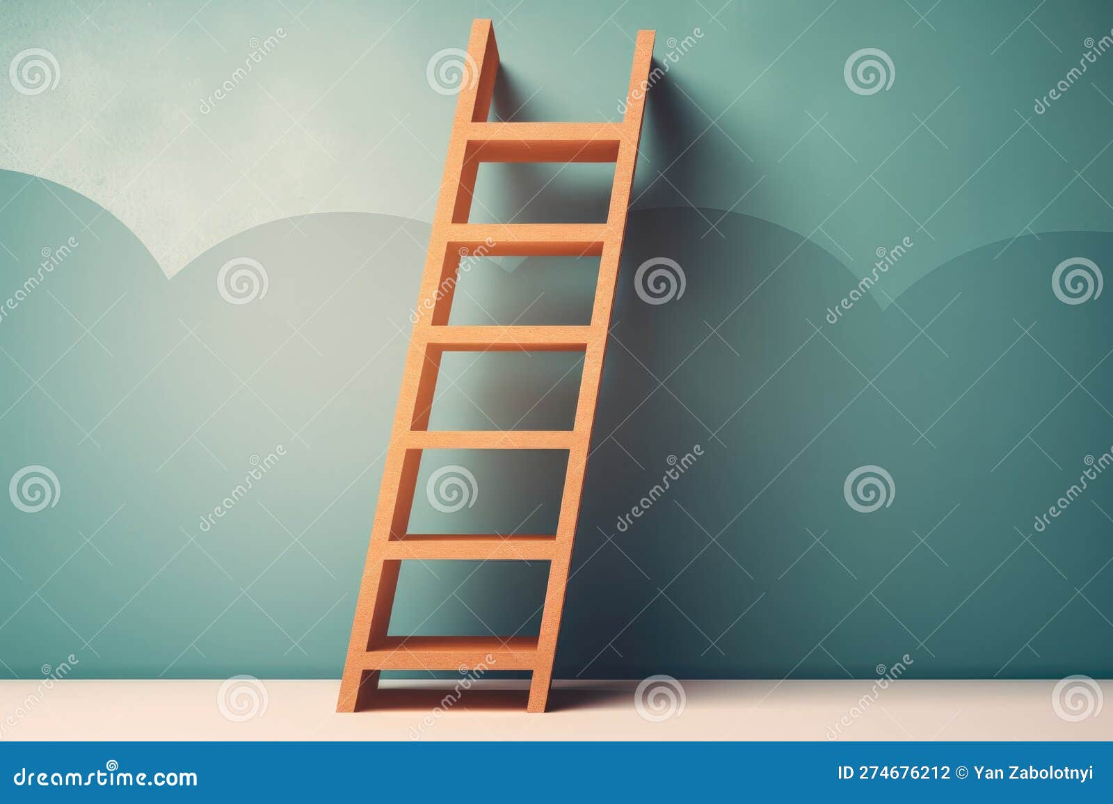 A Card with a Ladder, Representing Upward Mobility or Progression ...