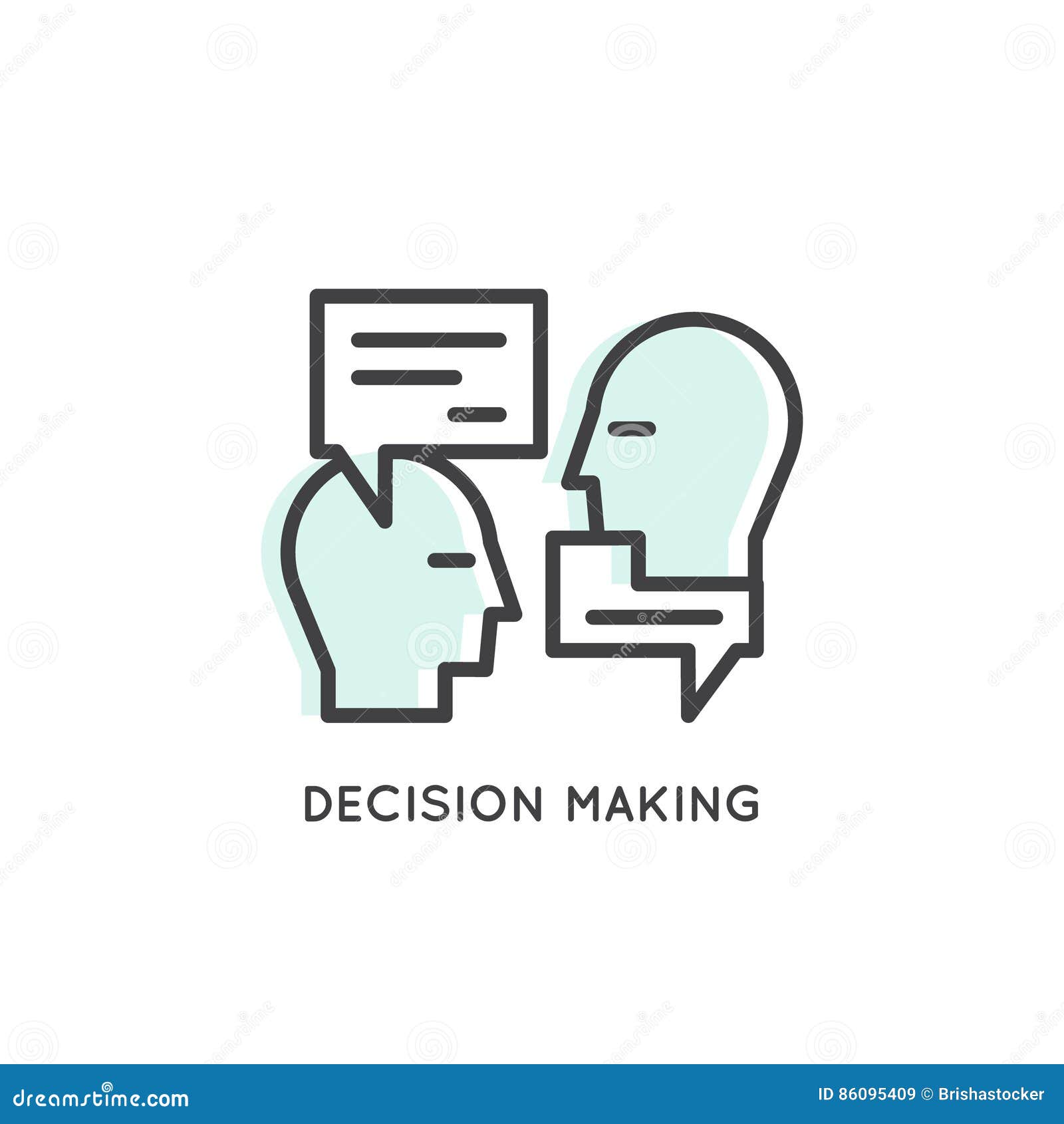 Card Logo Small Talk, Meeting, Decision Making, Conversation Stock ...