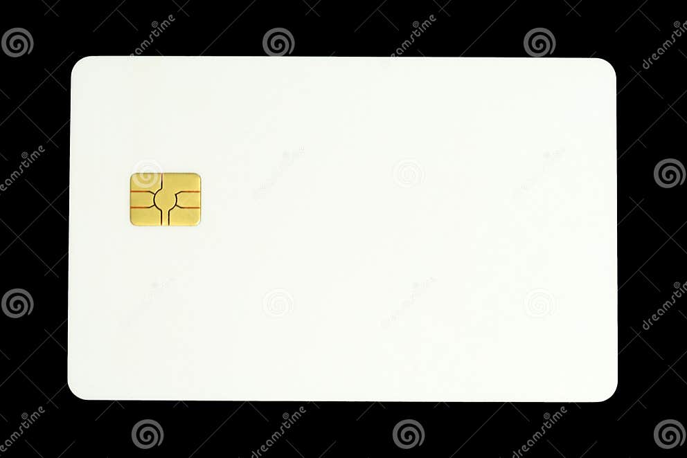 Card with microchip stock image. Image of credit, black - 4366143