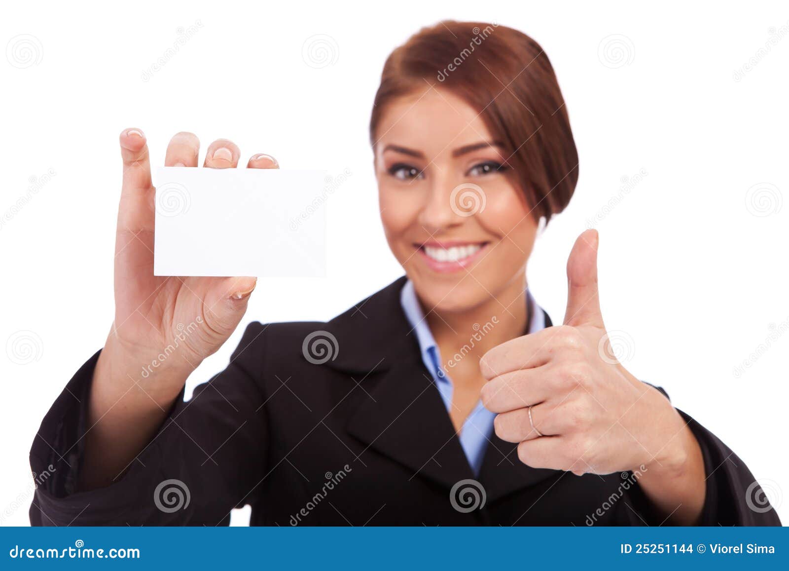 This card is ok! stock photo. Image of female, credit - 25251144