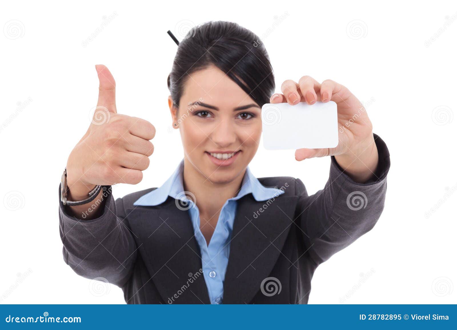 This card is ok stock image. Image of business, blank - 28782895
