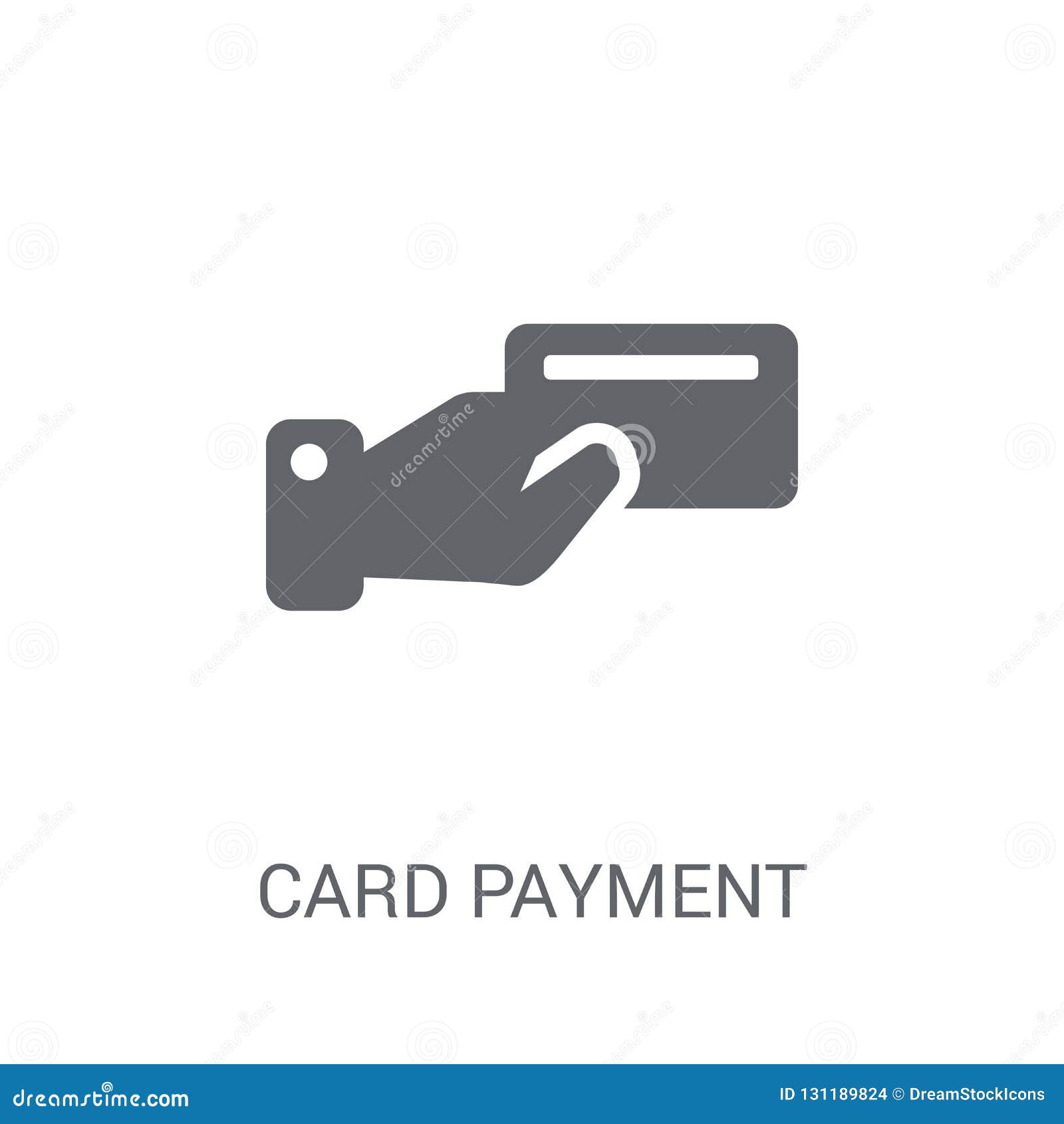 Card Payment Icon. Trendy Card Payment Logo Concept On White Background ...