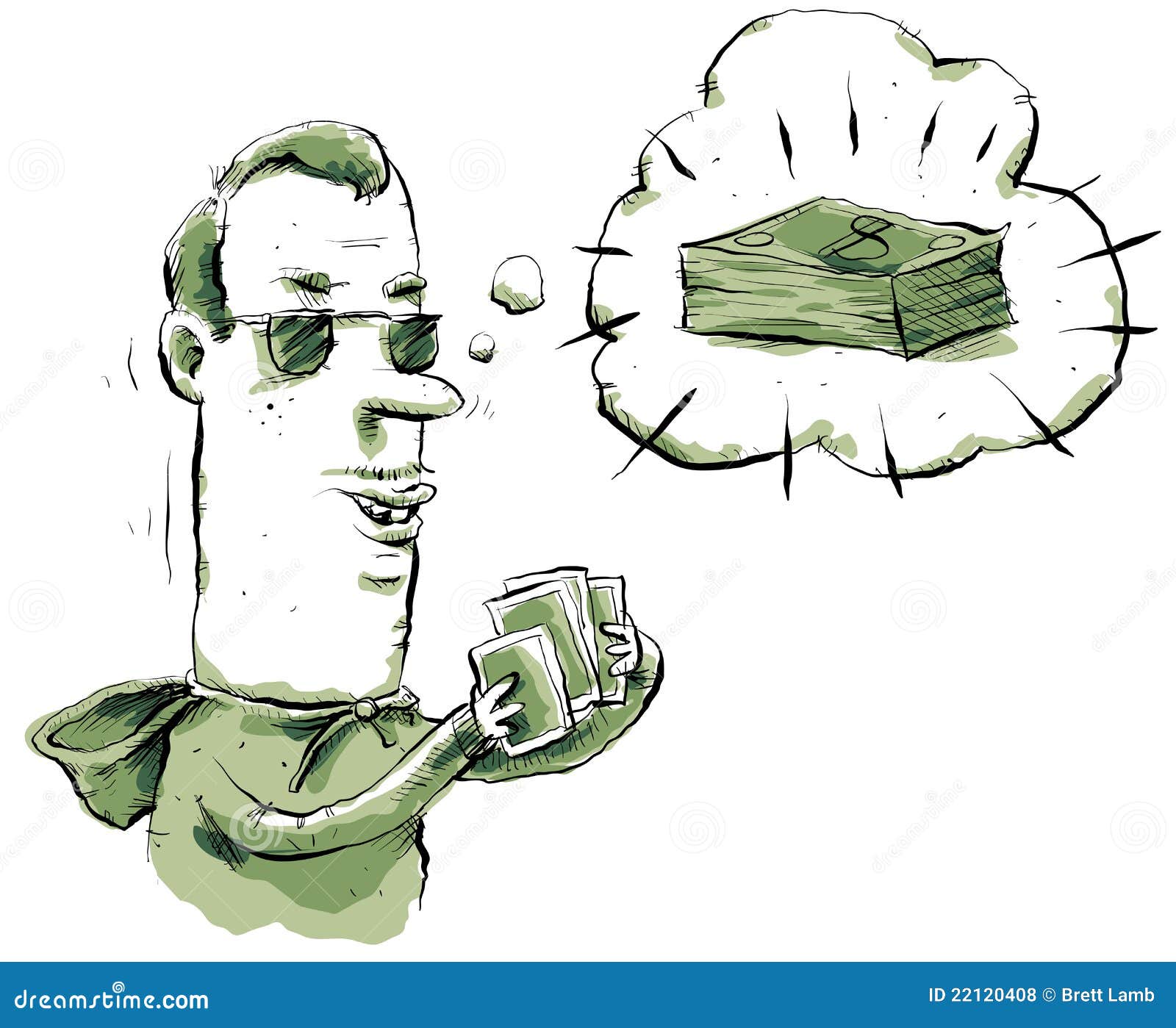 Card Player stock illustration. Illustration of hoodie - 22120408