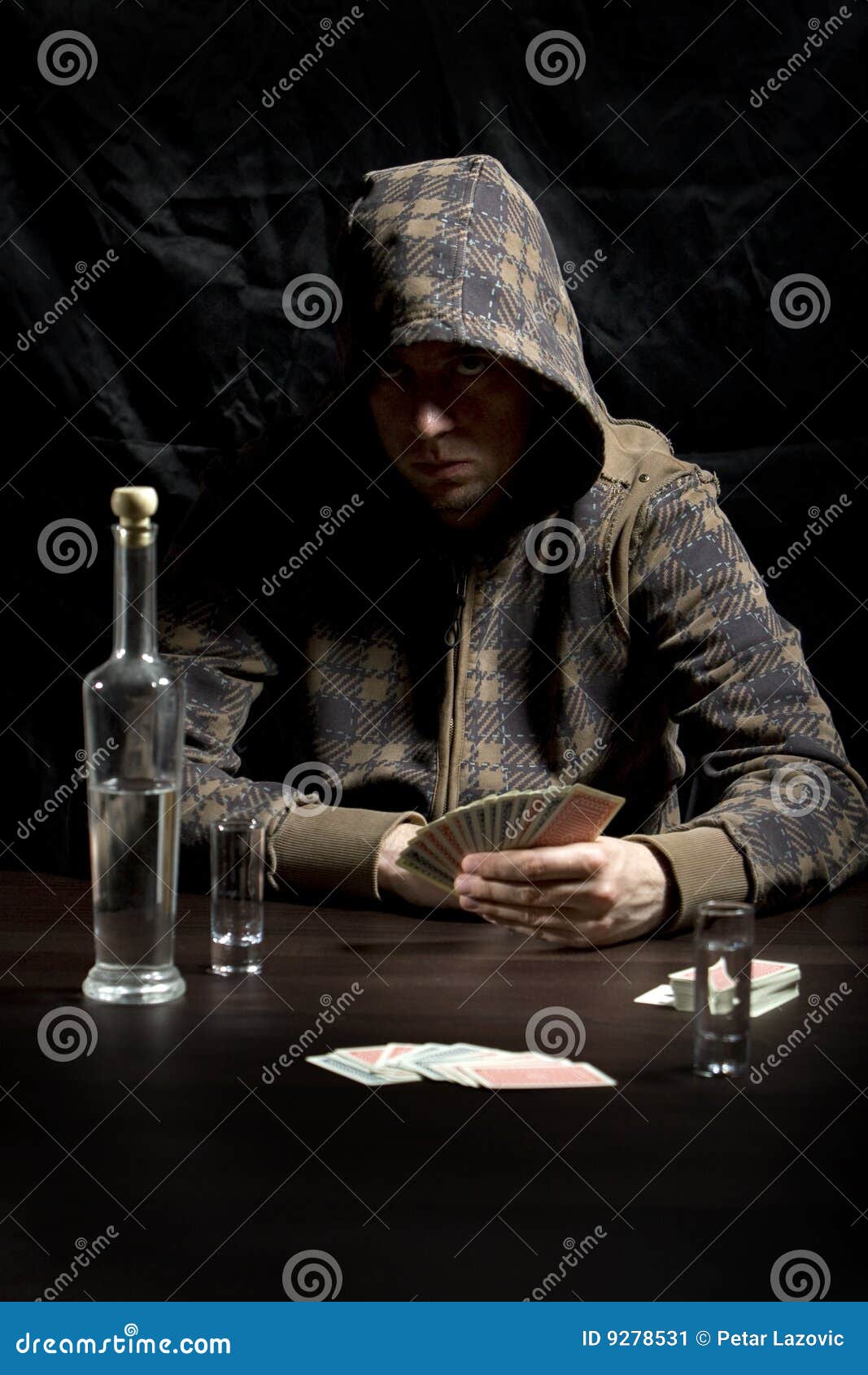 Card player stock image. Image of glasses, nightlife, hand - 9278531