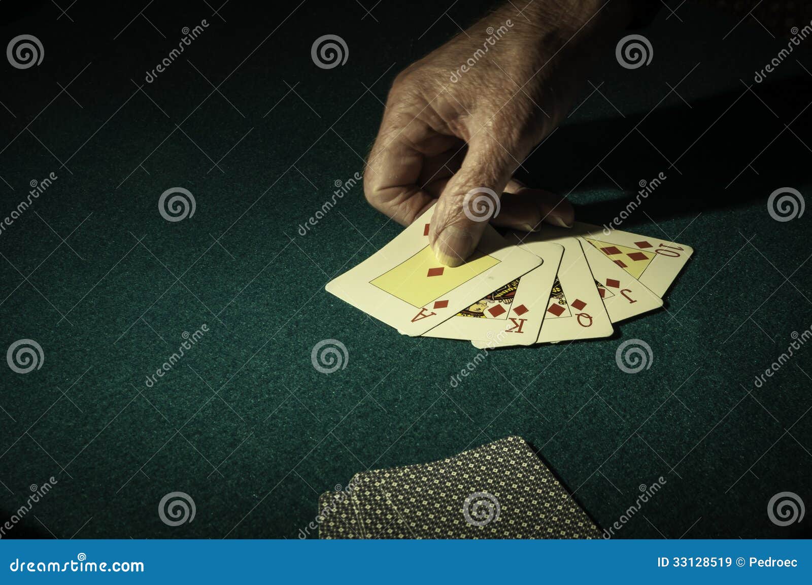 The card player stock image. Image of good, green, casino - 33128519