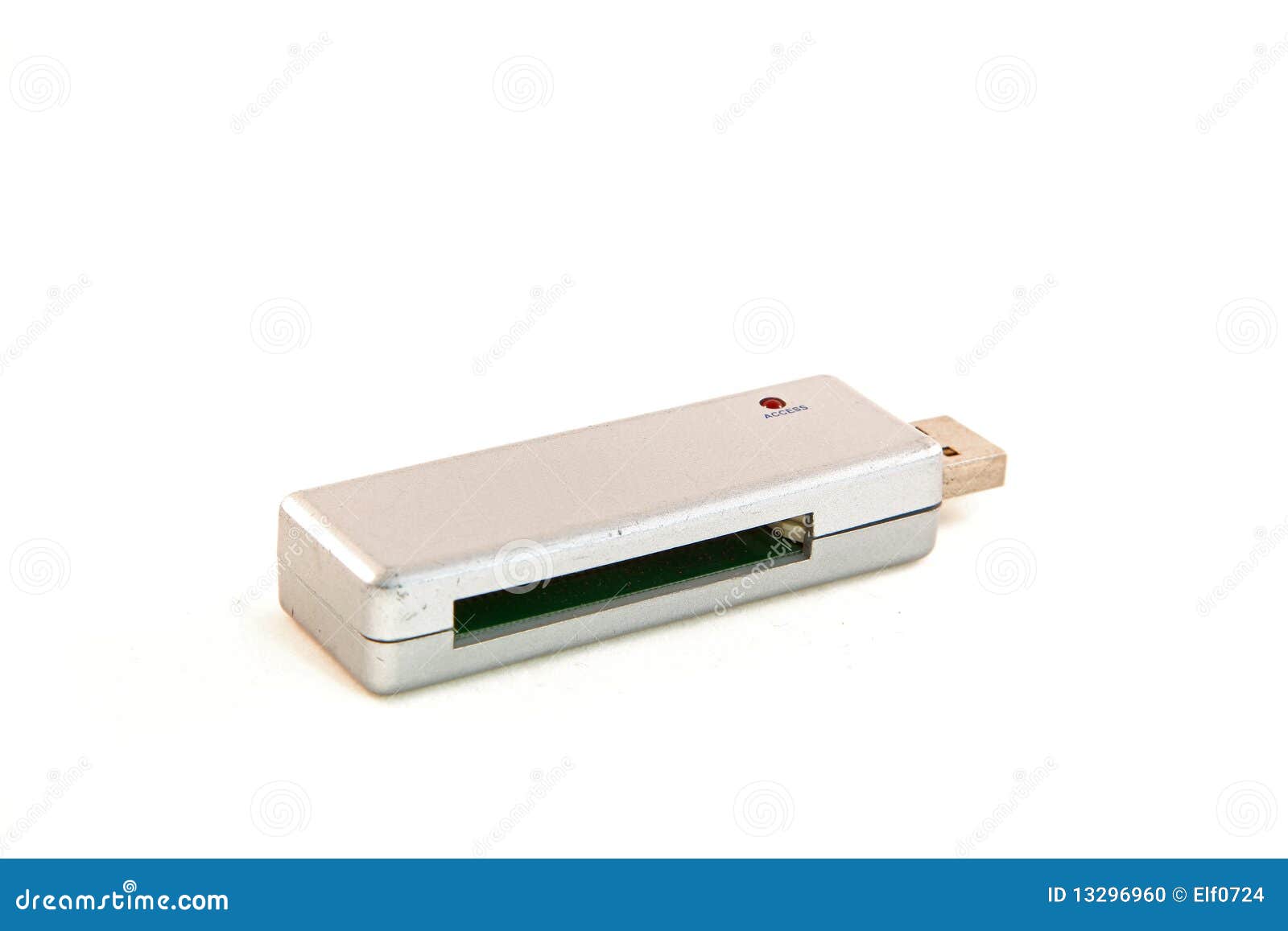 Card Reader Isolated on White Background Stock Photo - Image of connect ...