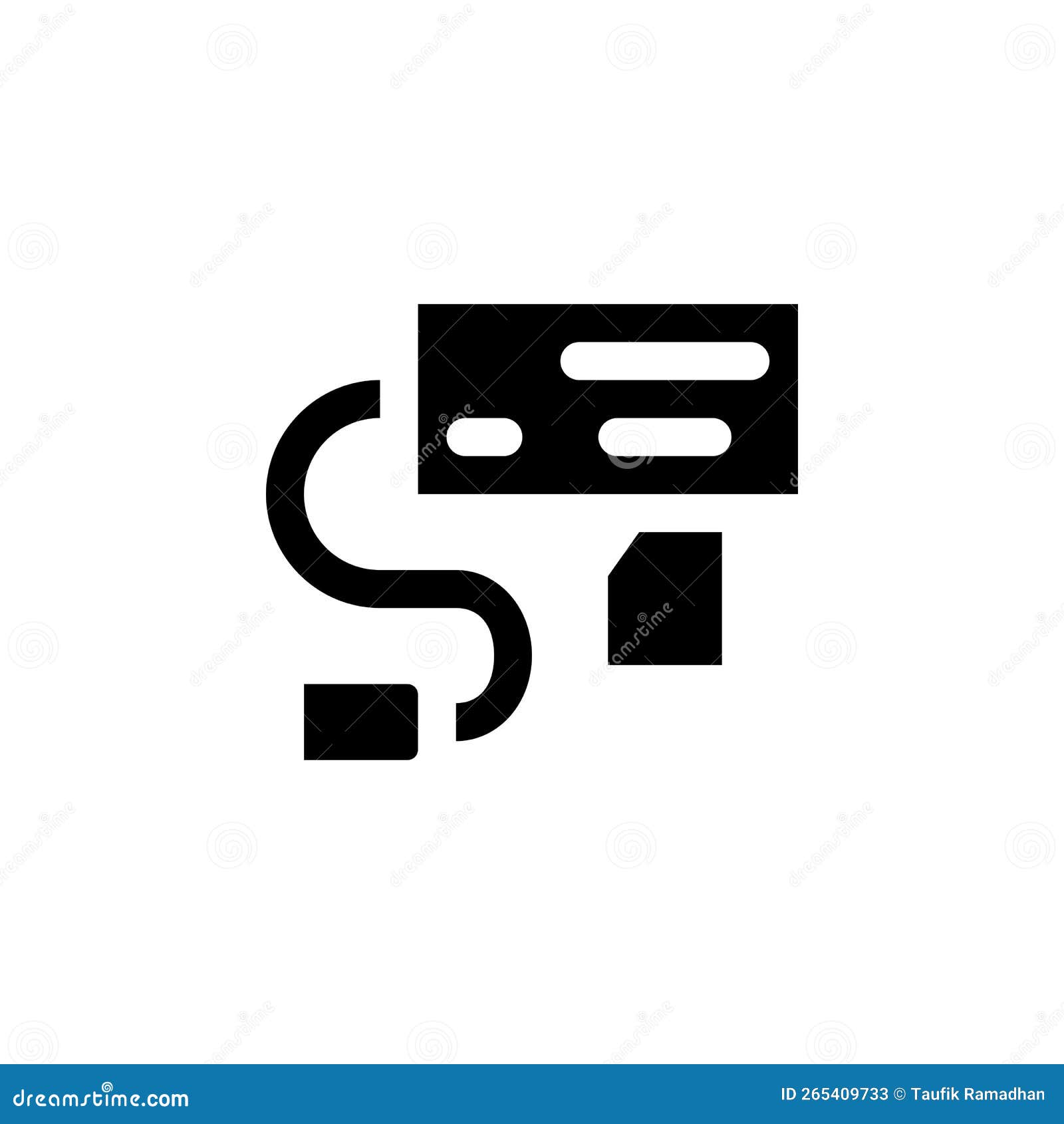 Card Reader Vector Icon. Computer Component Icon Solid Style. Perfect ...