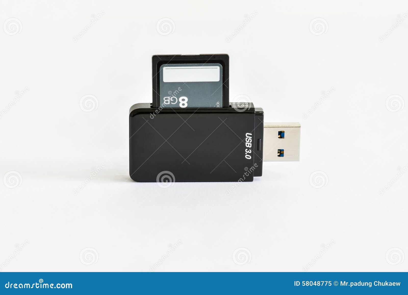 Card Reader on White Background Stock Image - Image of equipment ...