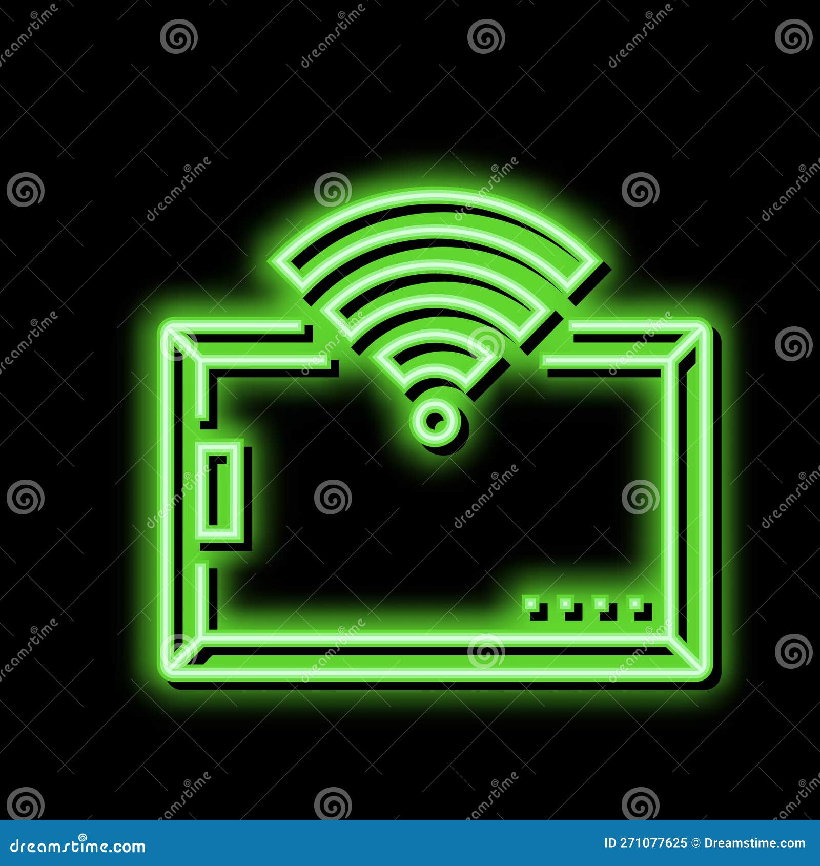 RFID Access Welcome Card Vector Illustration | CartoonDealer.com #138759050