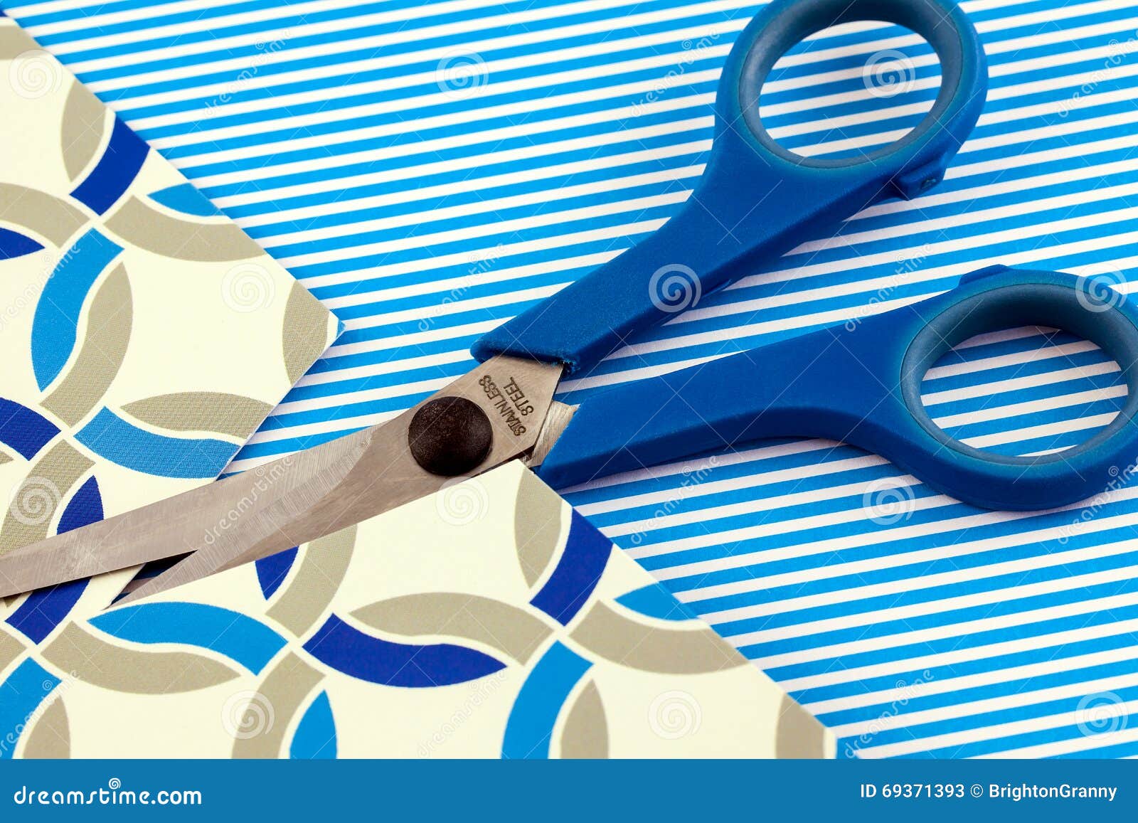 Card and scissors stock image. Image of pair, cutting - 69371393