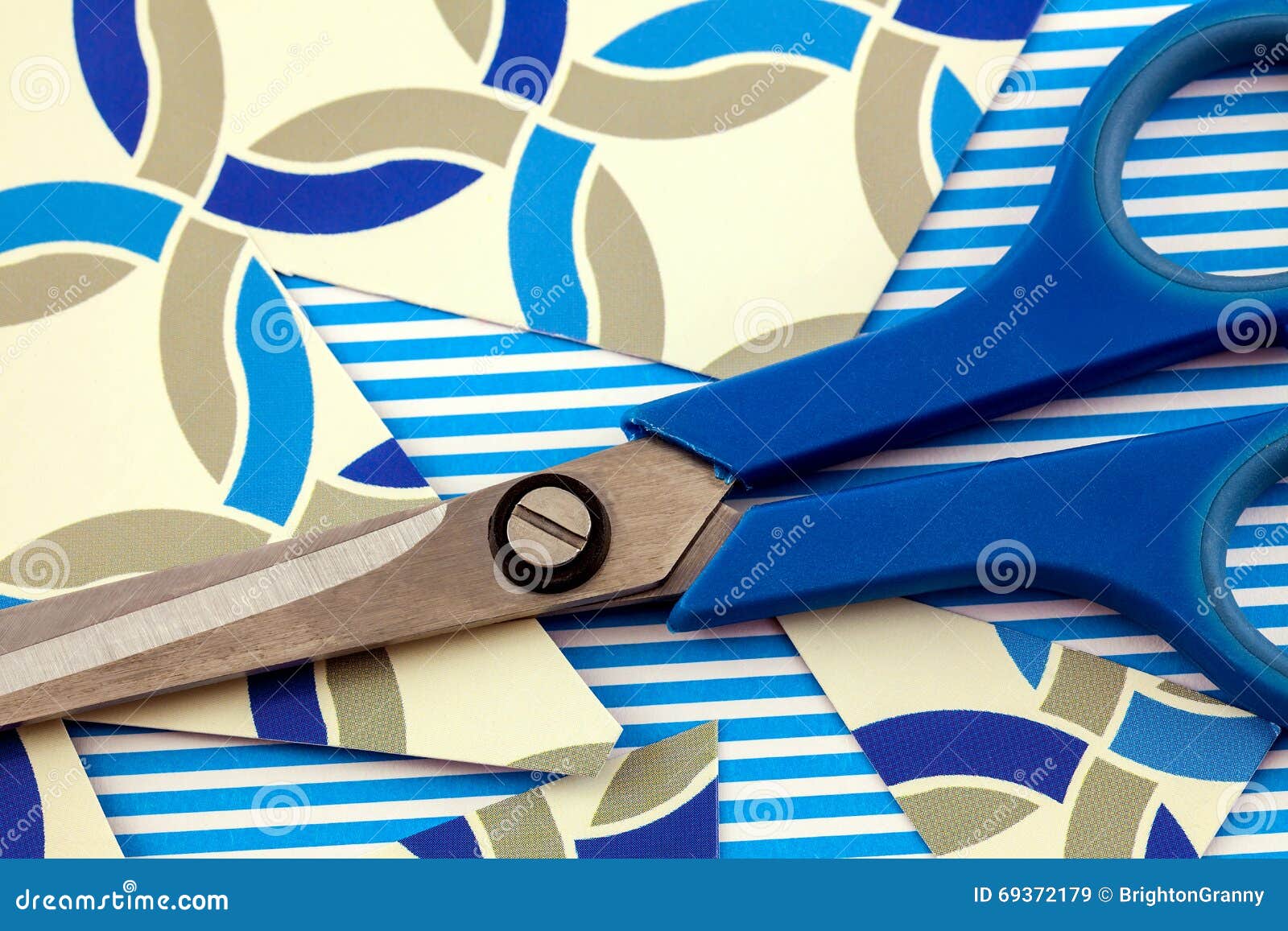 Card and scissors stock image. Image of creativity, patterned - 69372179