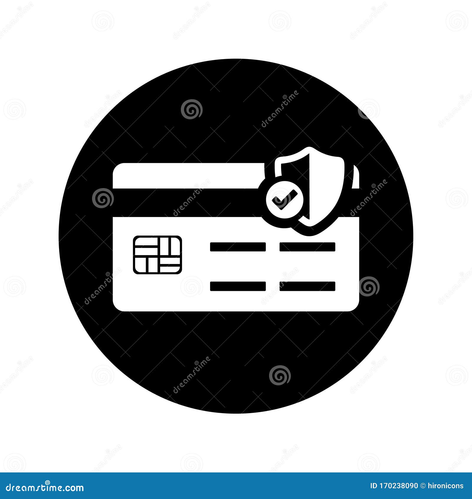 Card Security Icon, Secure Payment, Shield Stock Vector - Illustration ...