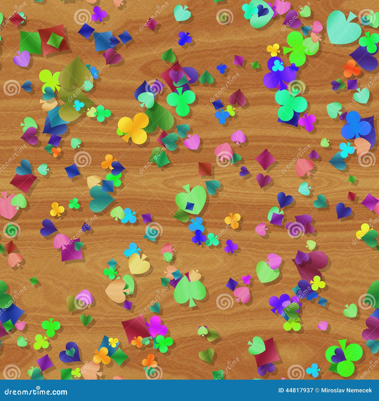 Card Shapes Seamless Generated Wood Texture Background Royalty-Free ...