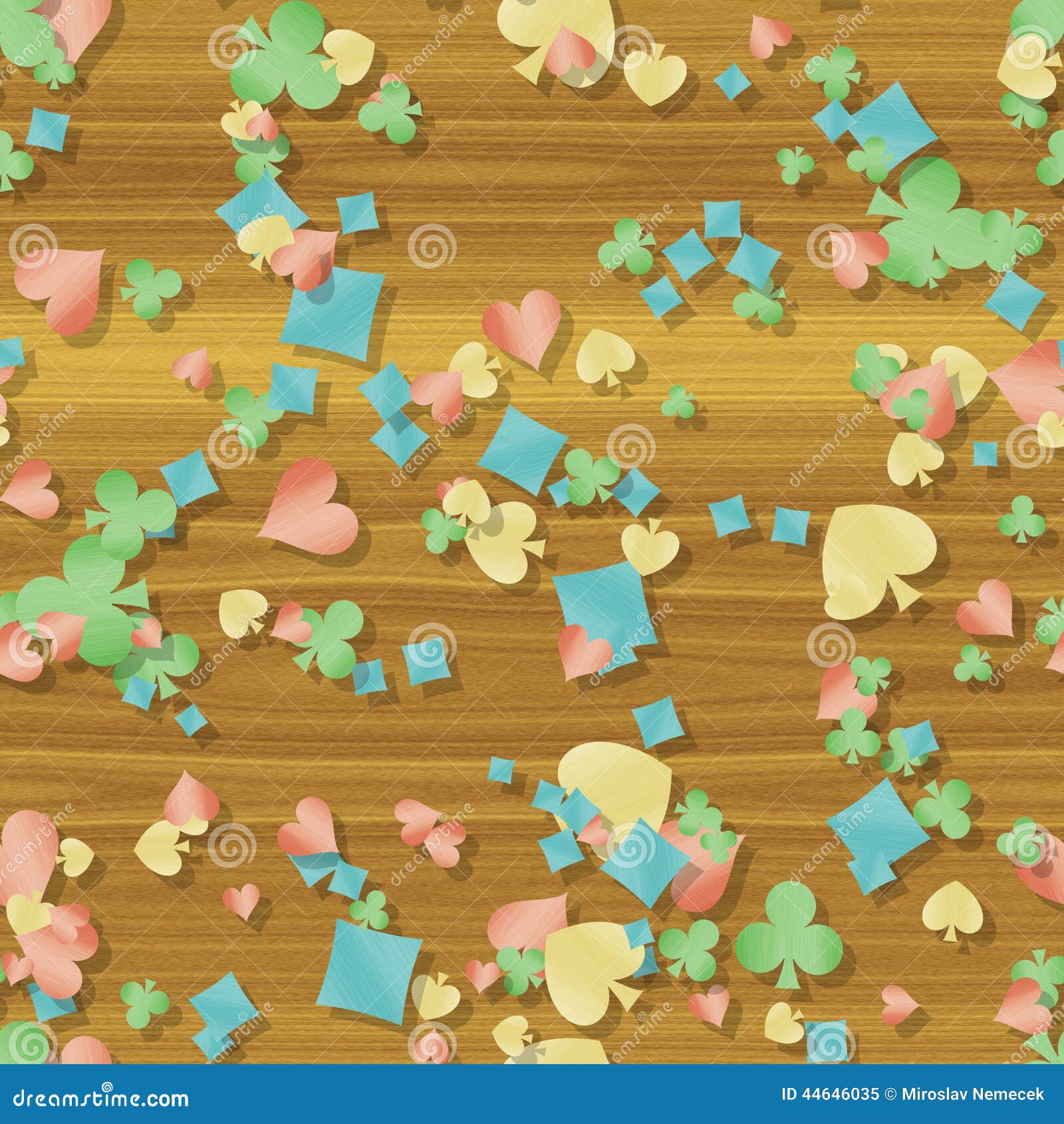 Card Shapes Seamless Generated Wood Texture Stock Image | CartoonDealer ...