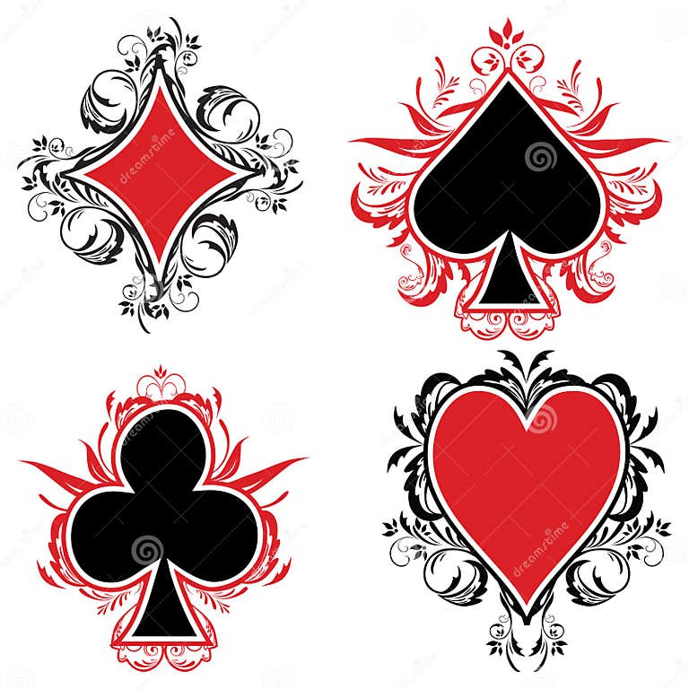 Card signs stock vector. Illustration of heart, decoration - 18761548