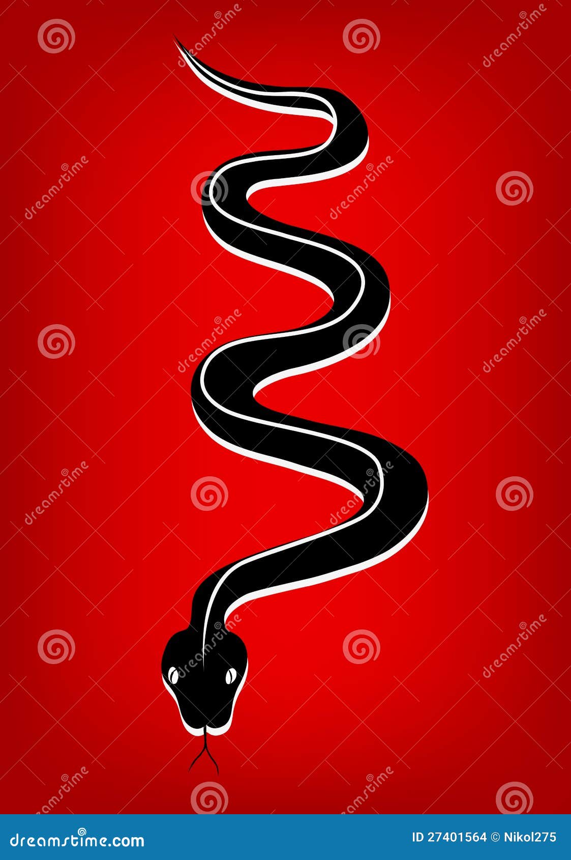 Card snake stock illustration. Illustration of sign, celebration - 27401564